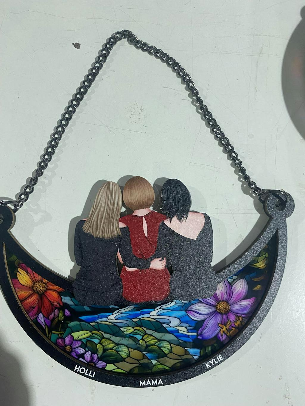 I Love You To The Moon & Back - Personalized Window Hanging Suncatcher ...