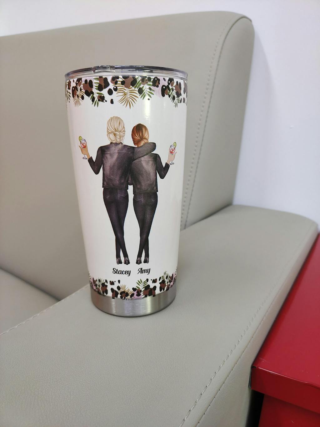 Because Of You I Laugh A Little Harder Friendship - Personalized ...