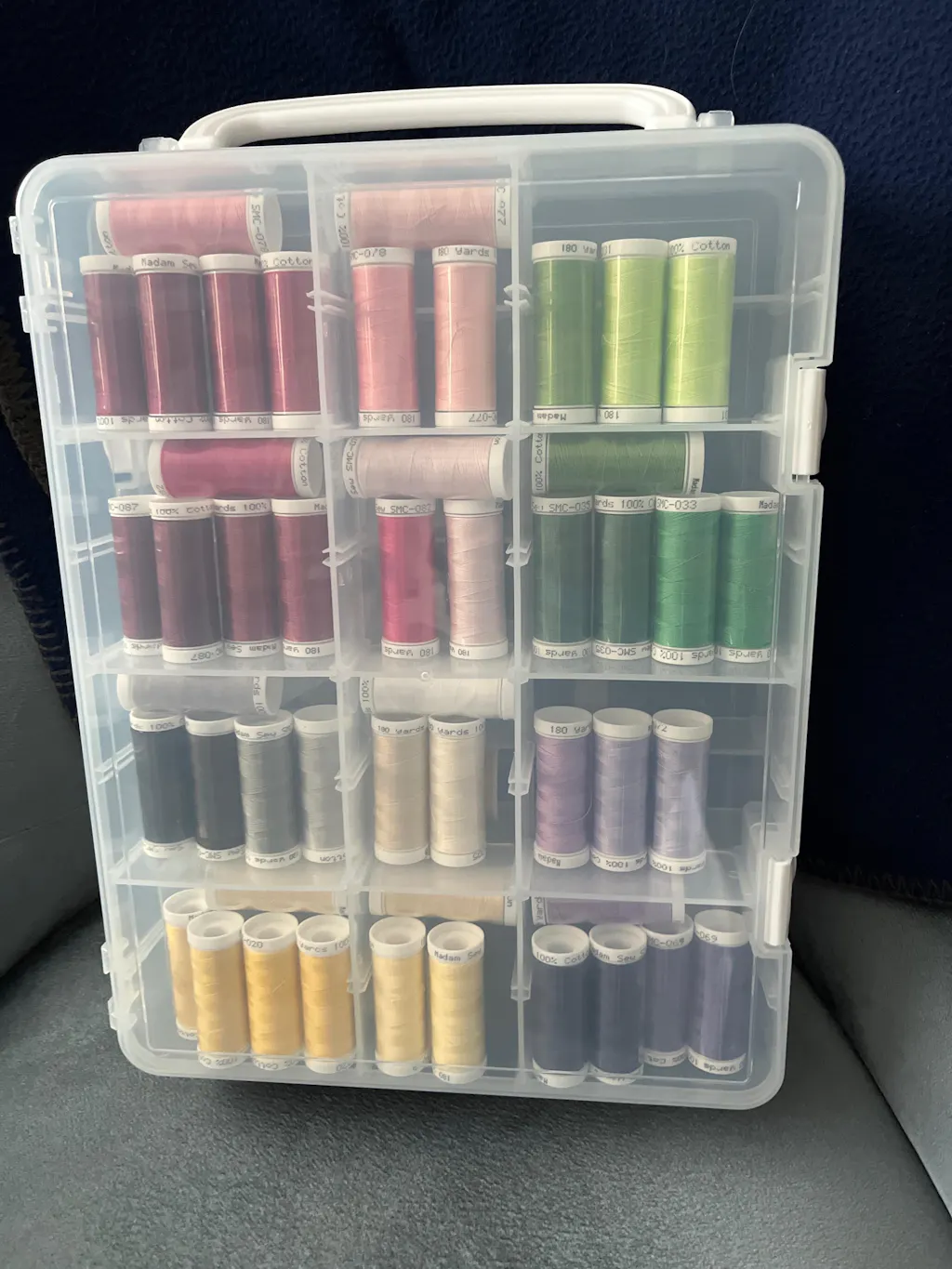 Cotton Thread Set - Greens - Small spools for Quilting & Sewing – MadamSew