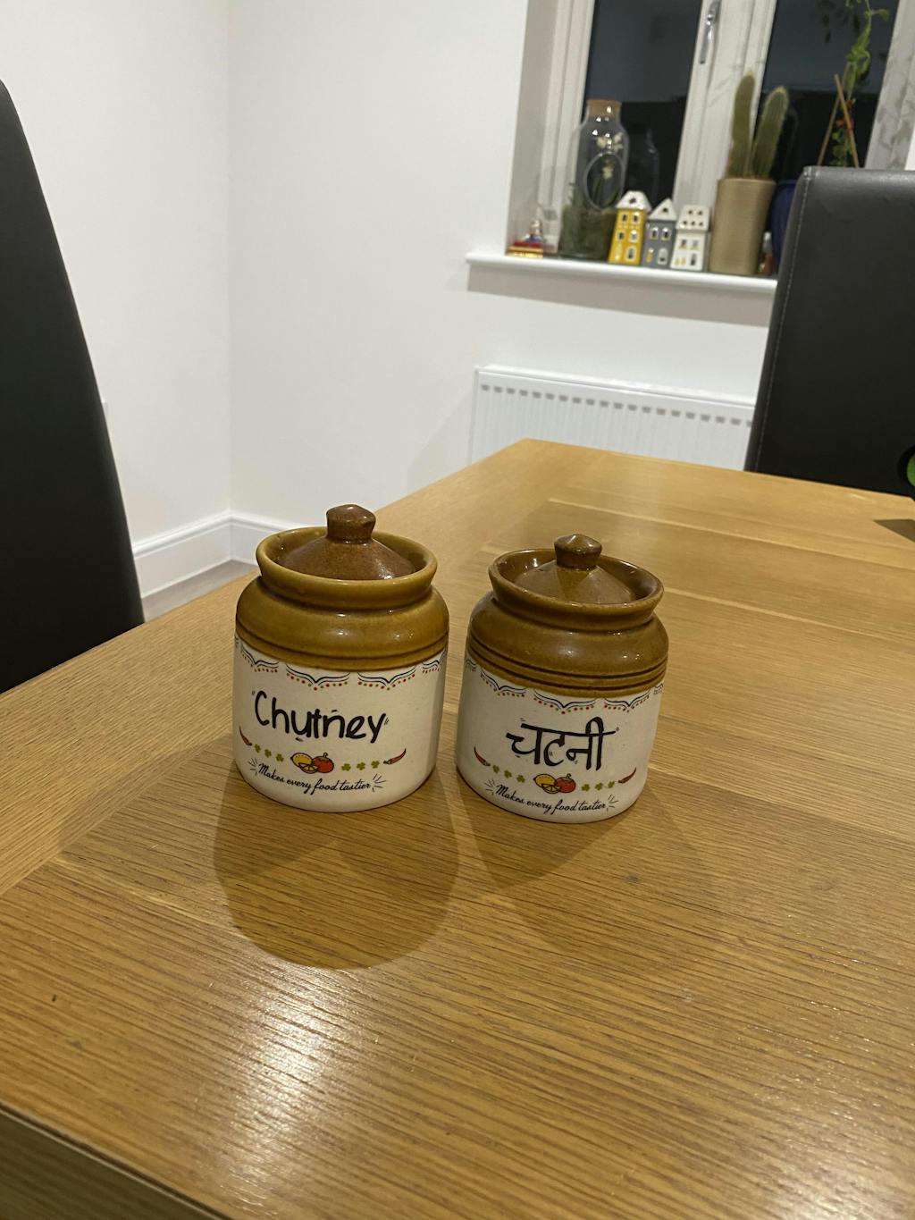 Chutney Jar - Traditional Indian Bharni Style Ceramic Chutney Jars