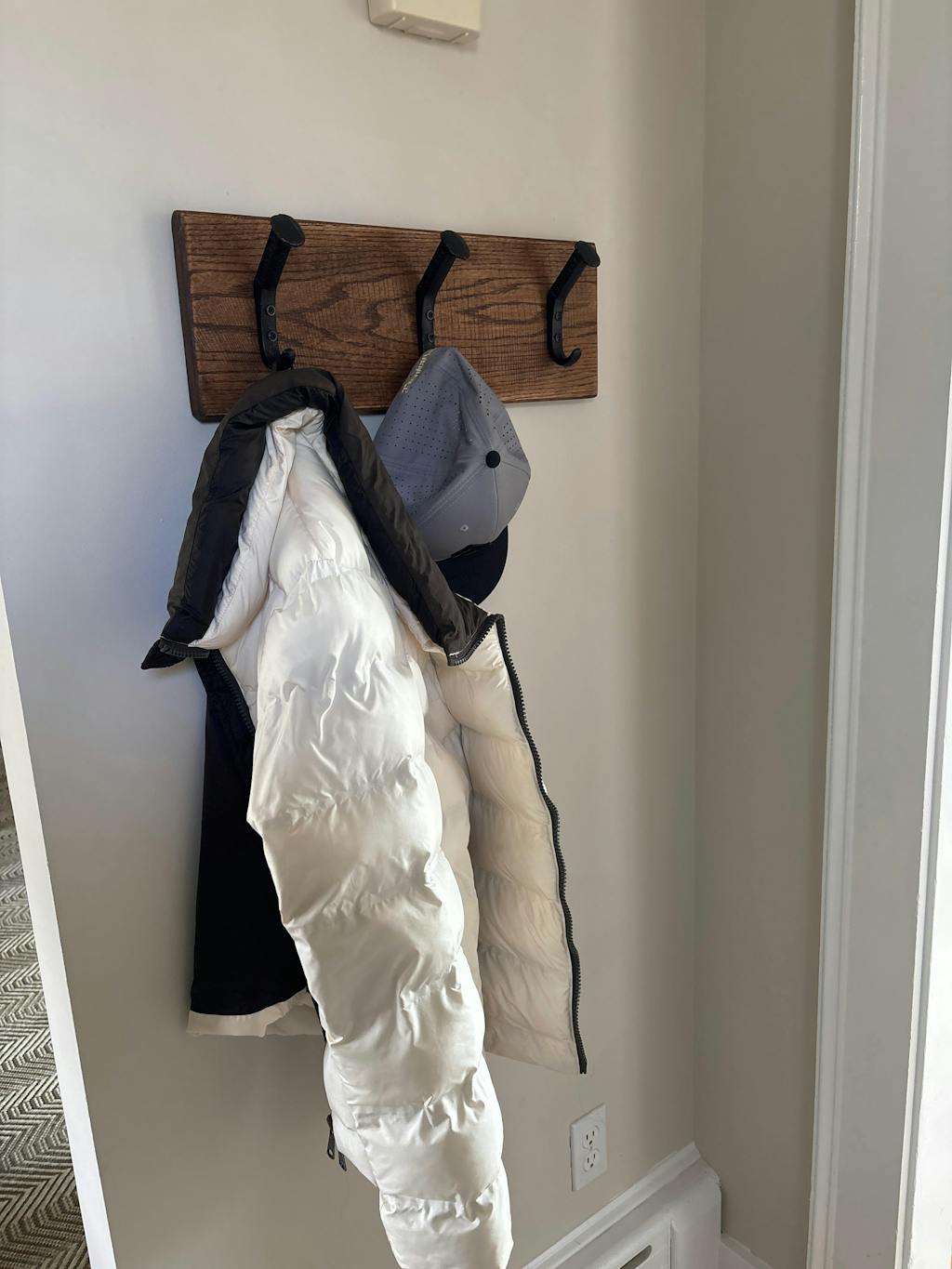 Handcrafted Rustic Farmhouse Coat Rack - 3 Hanger – Magnolia Oaks Woodshop