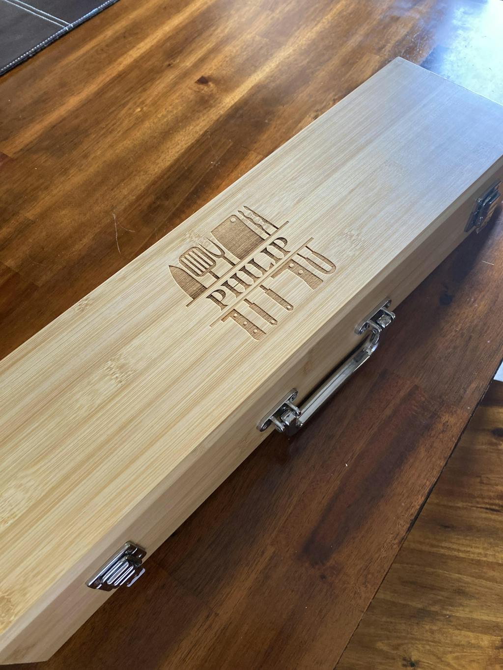 The Sizzle - Personalized BBQ Tool Set - BBQ Grilling Gifts for Men