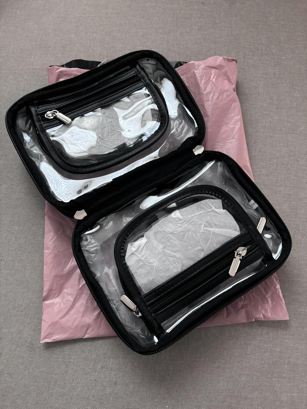 DONNA | Dual Sided Transparent Makeup Case - Maison Minimalist