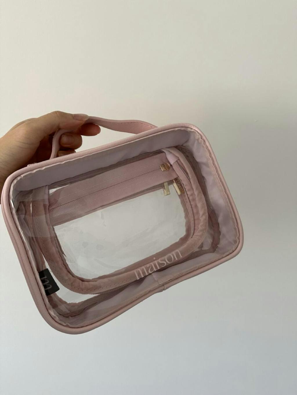 DONNA | Dual Sided Transparent Makeup Case - Maison Minimalist