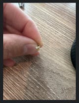 Mini Crystal Trinity Push Pin Flat Back Earring