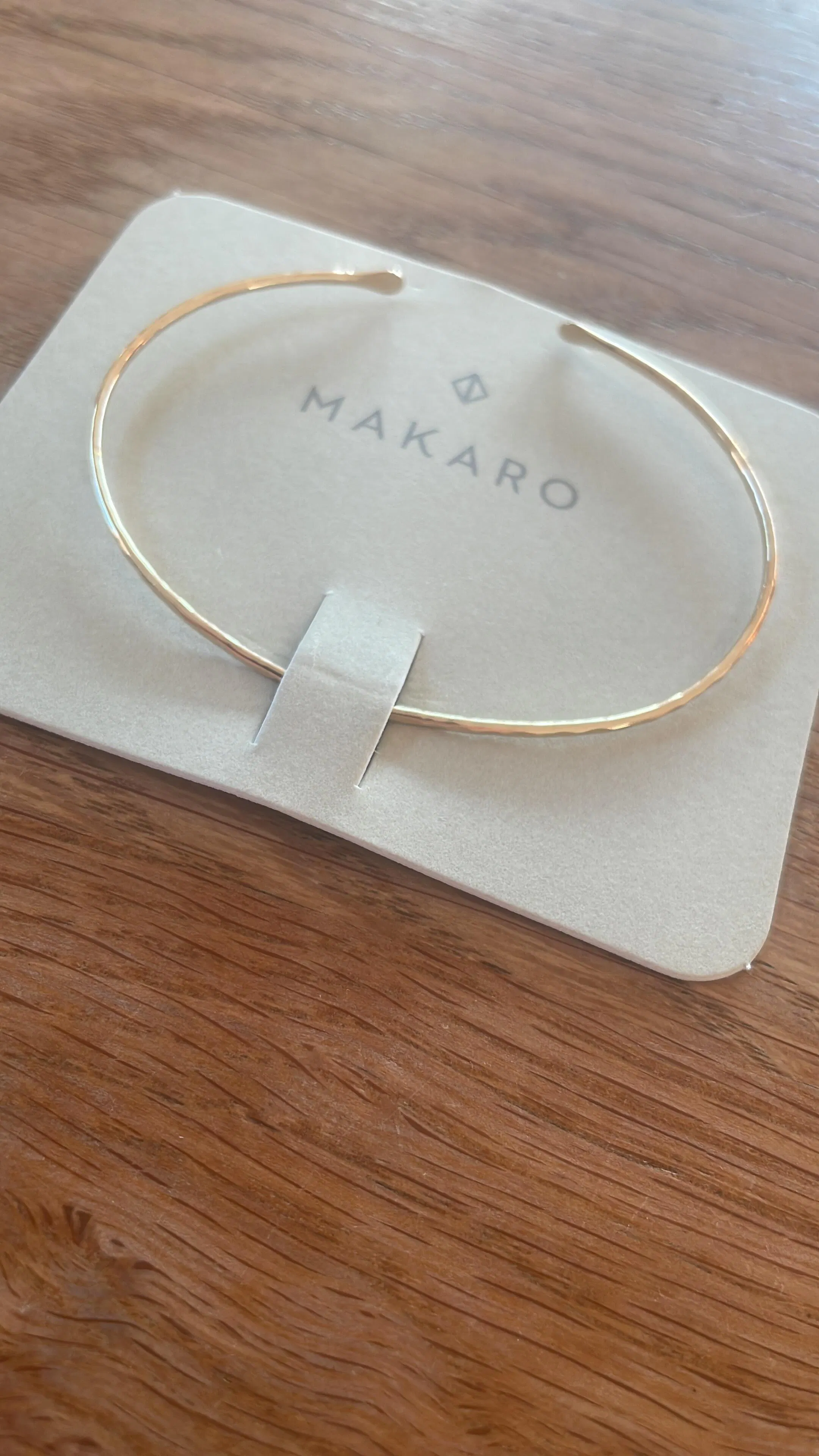 Hammered Cuff – Makaro Jewelry