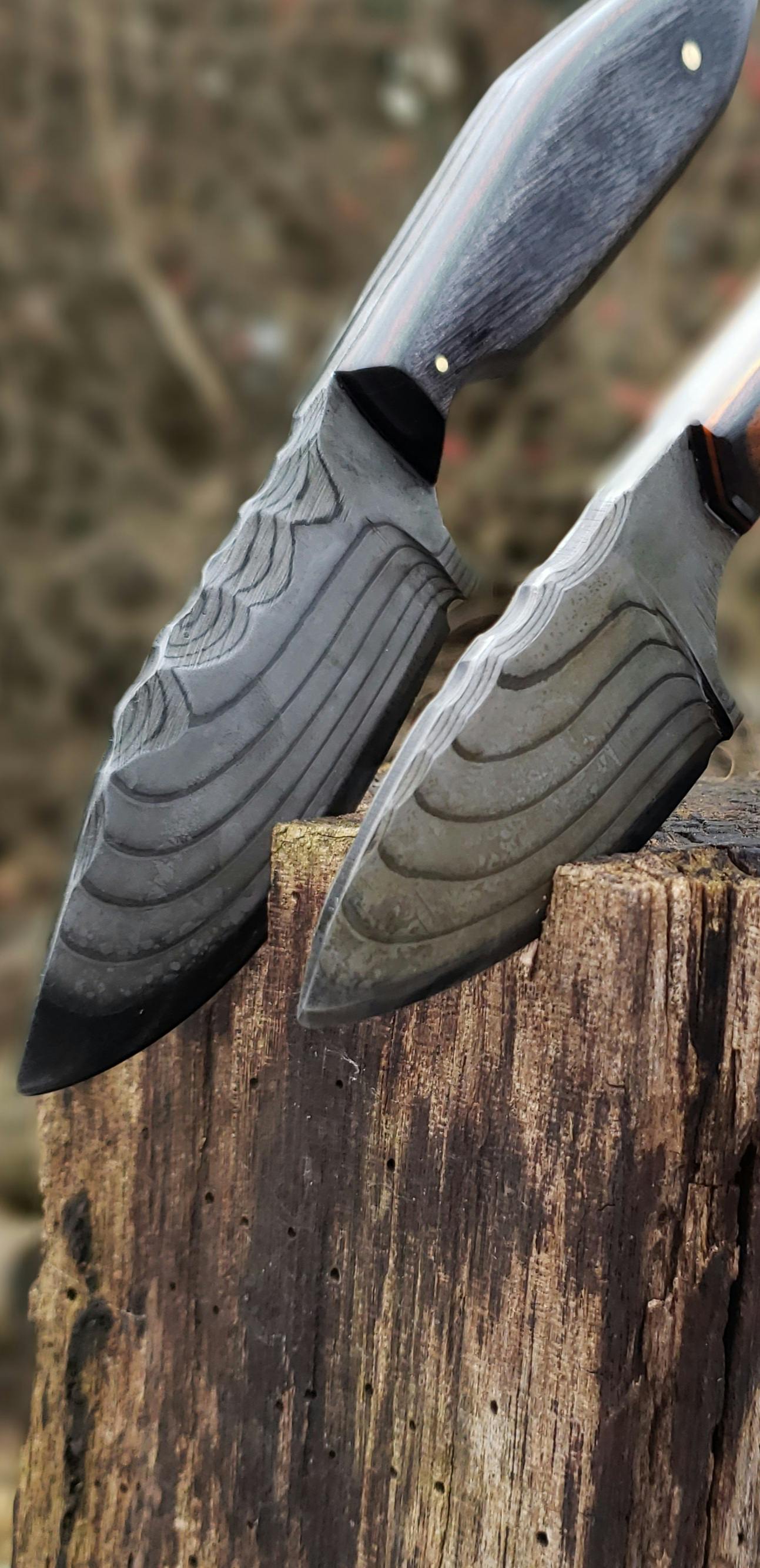 San Mai bar stock w Takefu White Steel(Shiro2) core + 22 layer ...