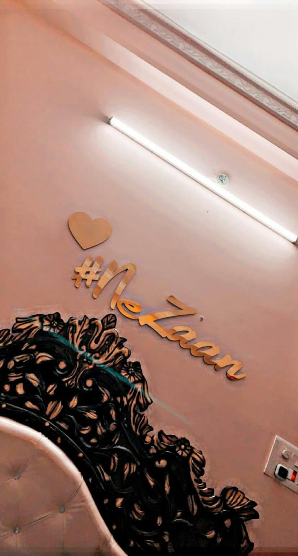 Golden acrylic name cut out | Custom name sign – The MB Store