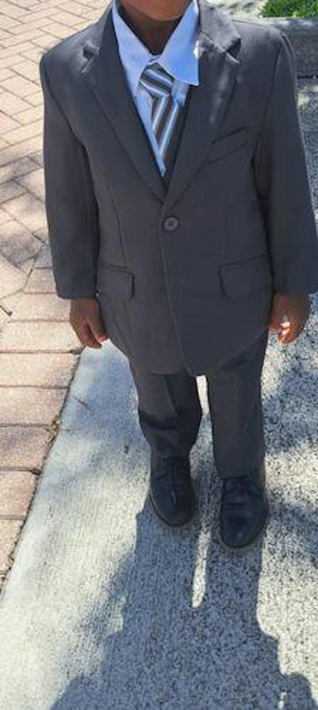 Boys Charcoal Grey Slim Suit - Stylish Comfort for Kids – Malcolm Royce