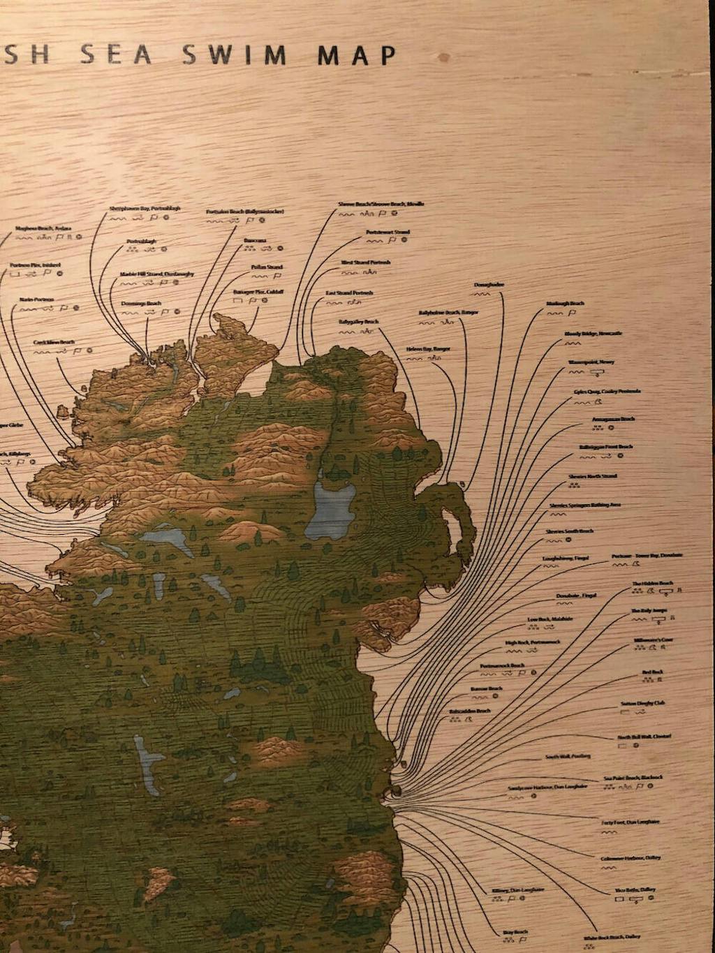 The Irish Sea Swim Map (1st Edition) – Malin & Mizen