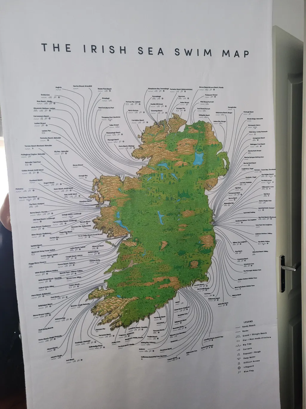 The Irish Sea Swim Map (1st Edition) – Malin & Mizen