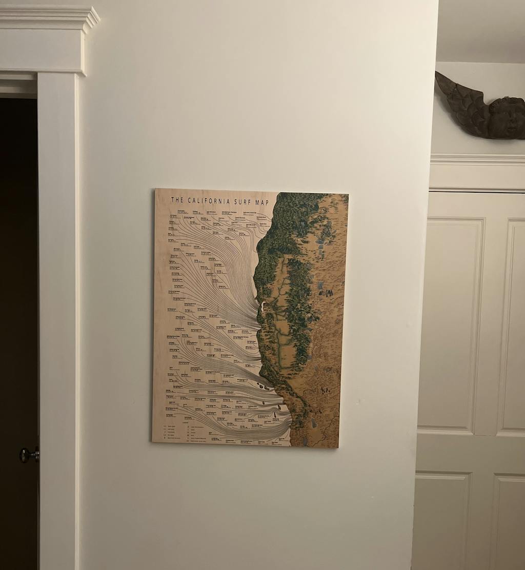 The California Surf Map - 126 great surf spots, 1 amazing map. – Malin ...