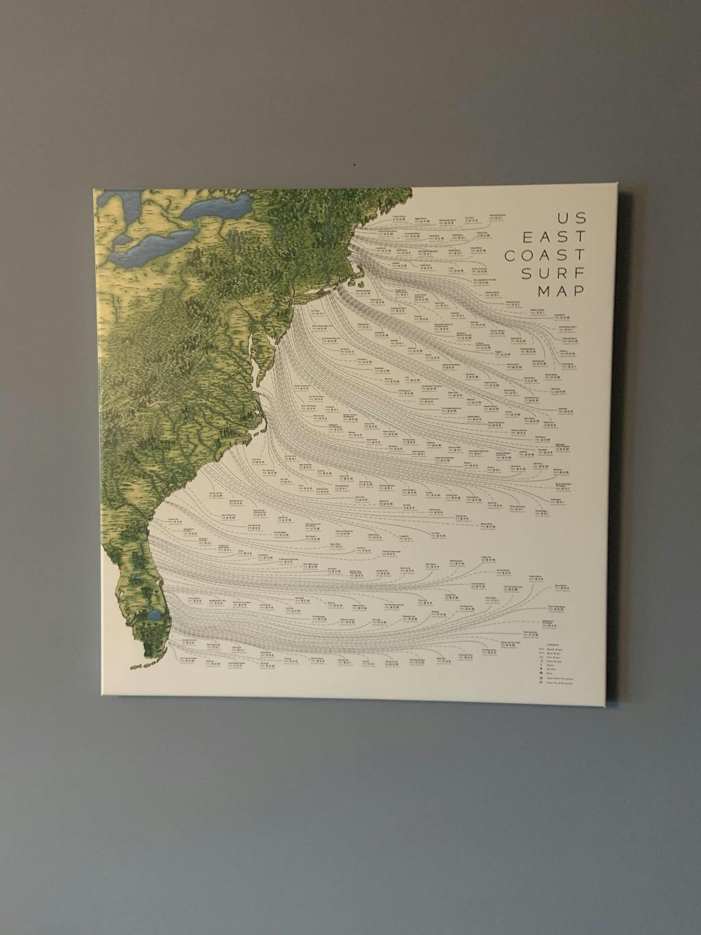 The US East Coast Surf Map - 212 Amazing Surf Spots + Key Info + GPS ...