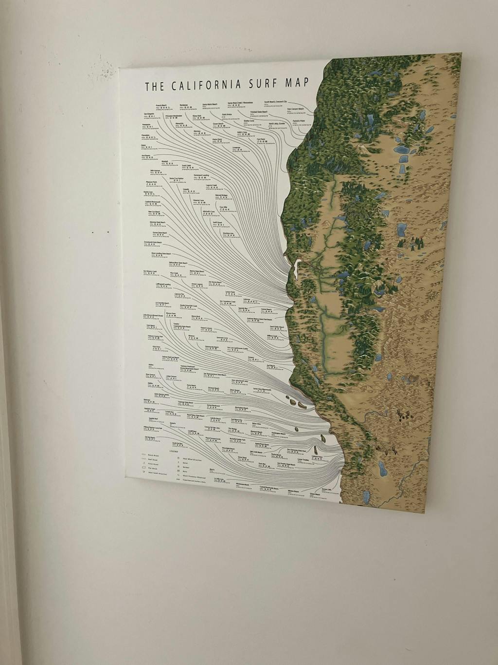 The California Surf Map - 126 great surf spots, 1 amazing map. – Malin ...