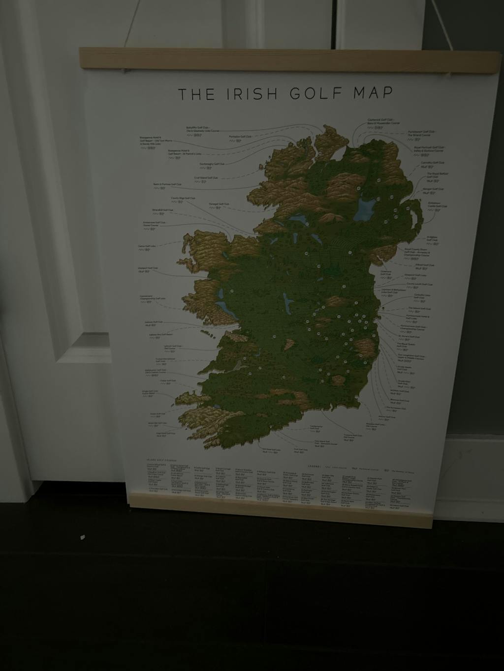 The Irish Golf Map - 105 of Ireland & NI's Top Golf Courses – Malin & Mizen