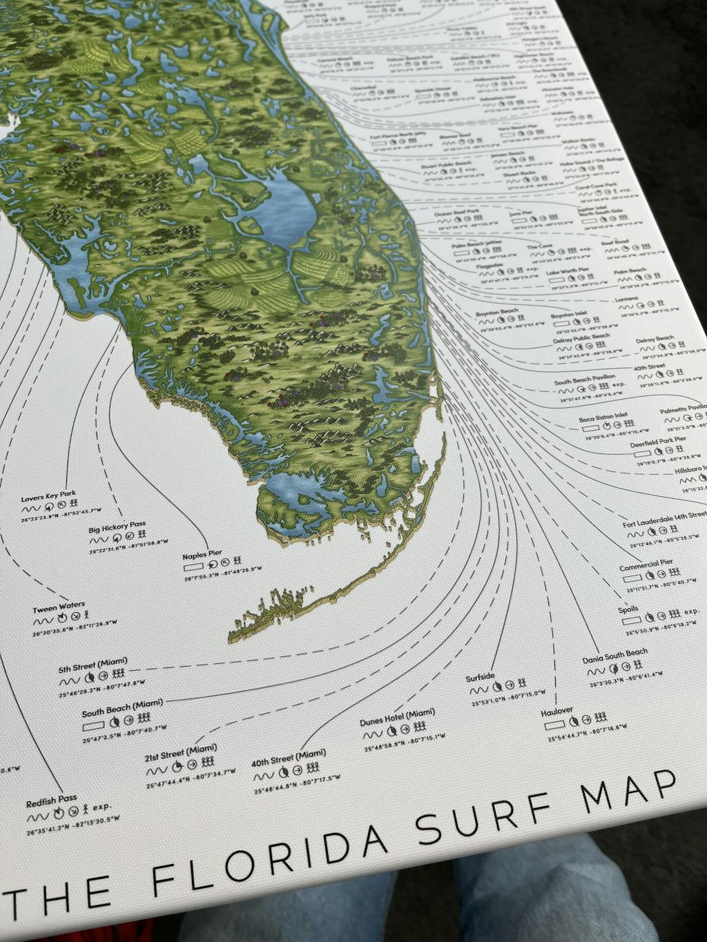 The Hawaii Surf Map - 102 Surf Spots with GPS & Wind/Swell Info – Malin ...