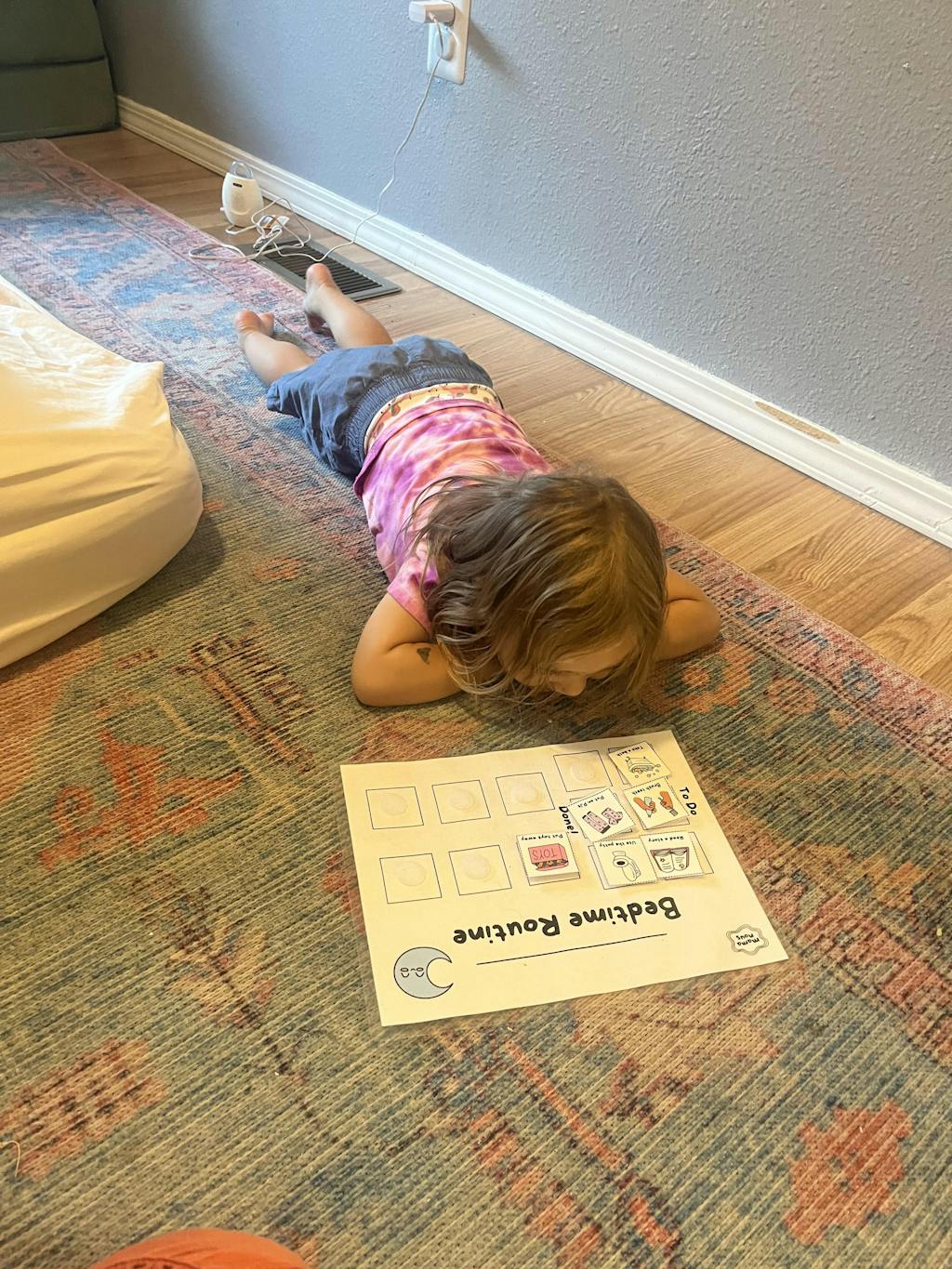 Morning/Bedtime Routine Printable Preschool Visual Schedule – mama nous