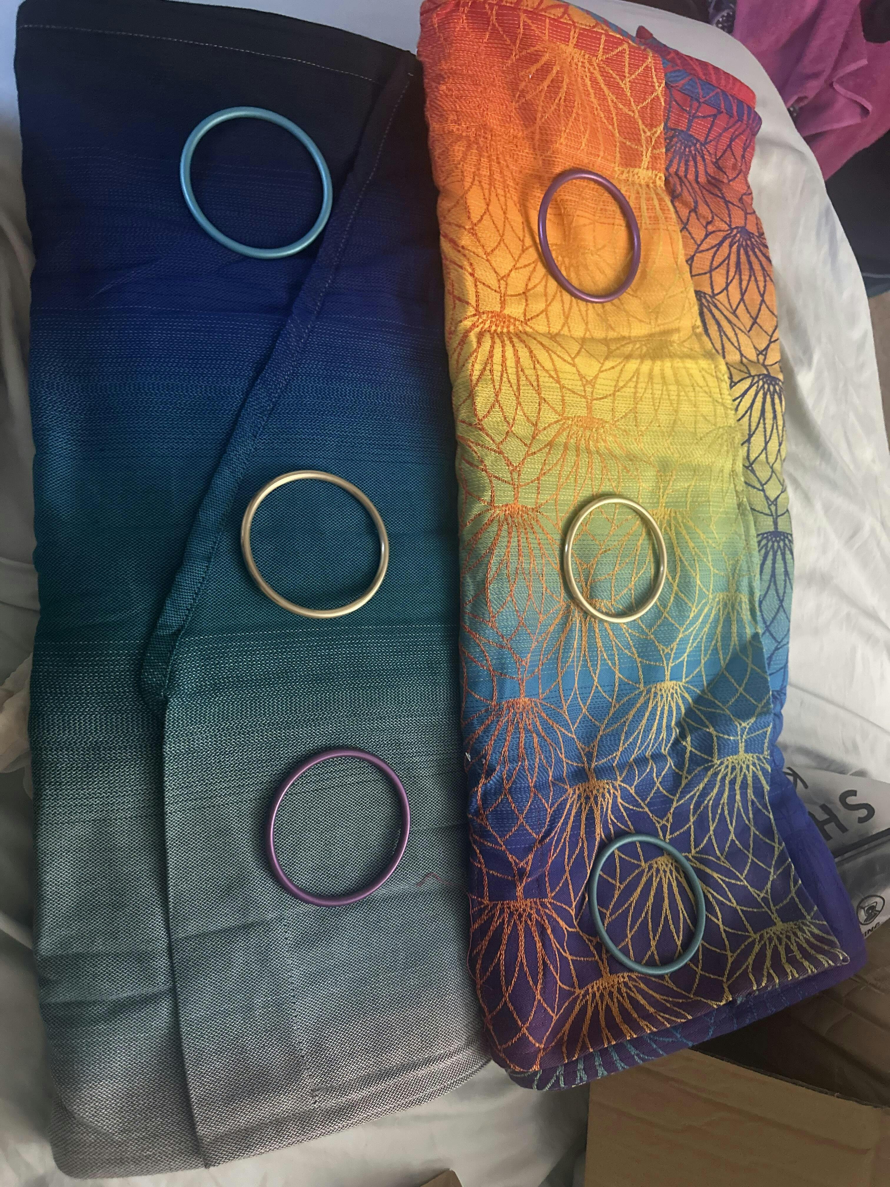 Long Woven Wrap, Airglow | Mama & Roo's