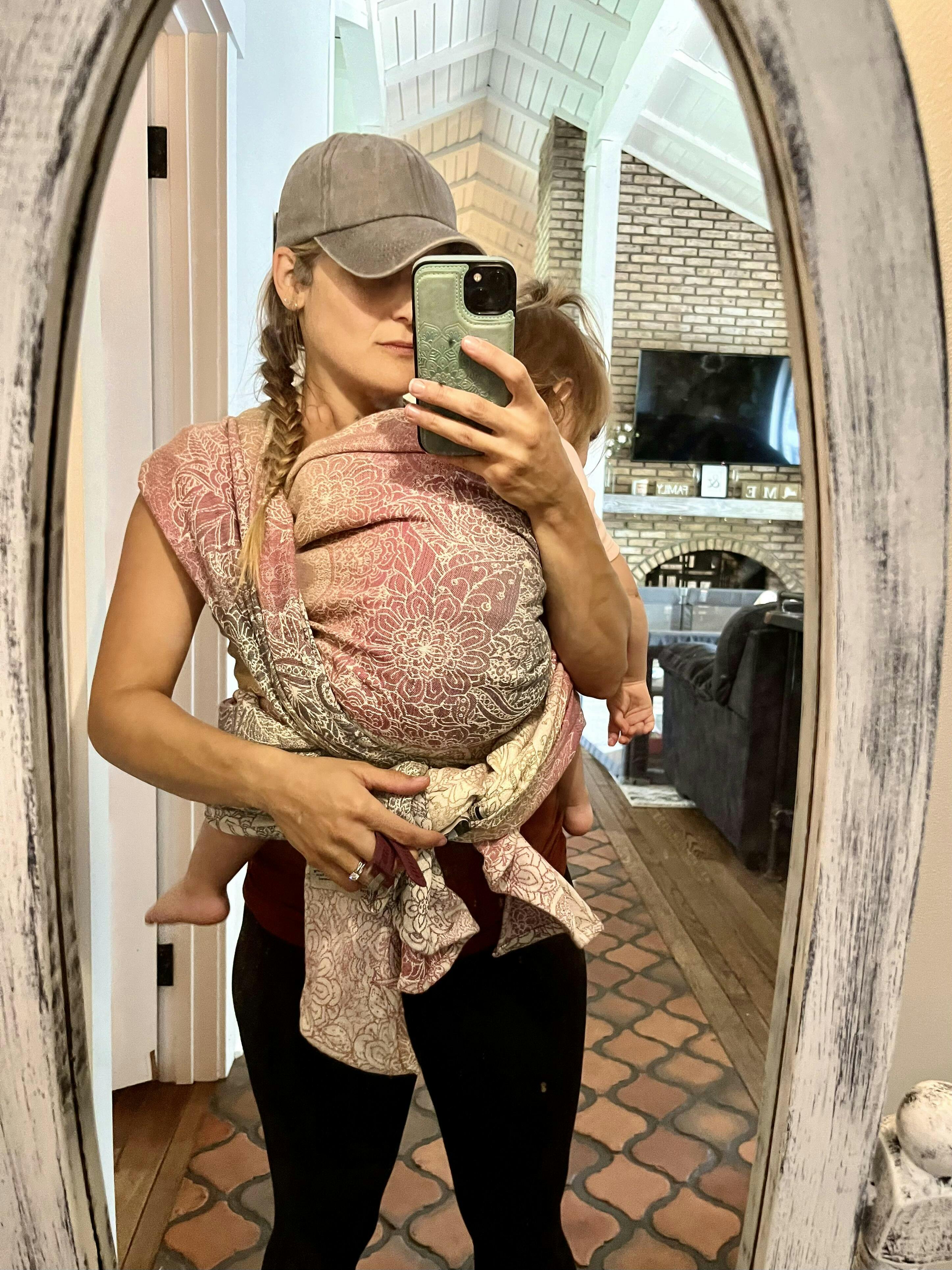 Long Woven Wrap, Airglow | Mama & Roo's