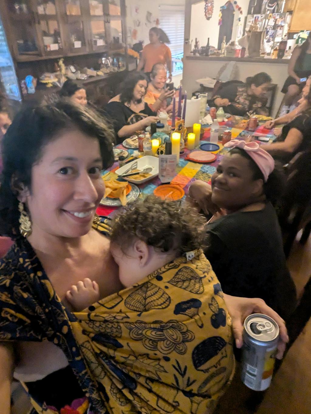 Long Woven Wrap, Airglow | Mama & Roo's