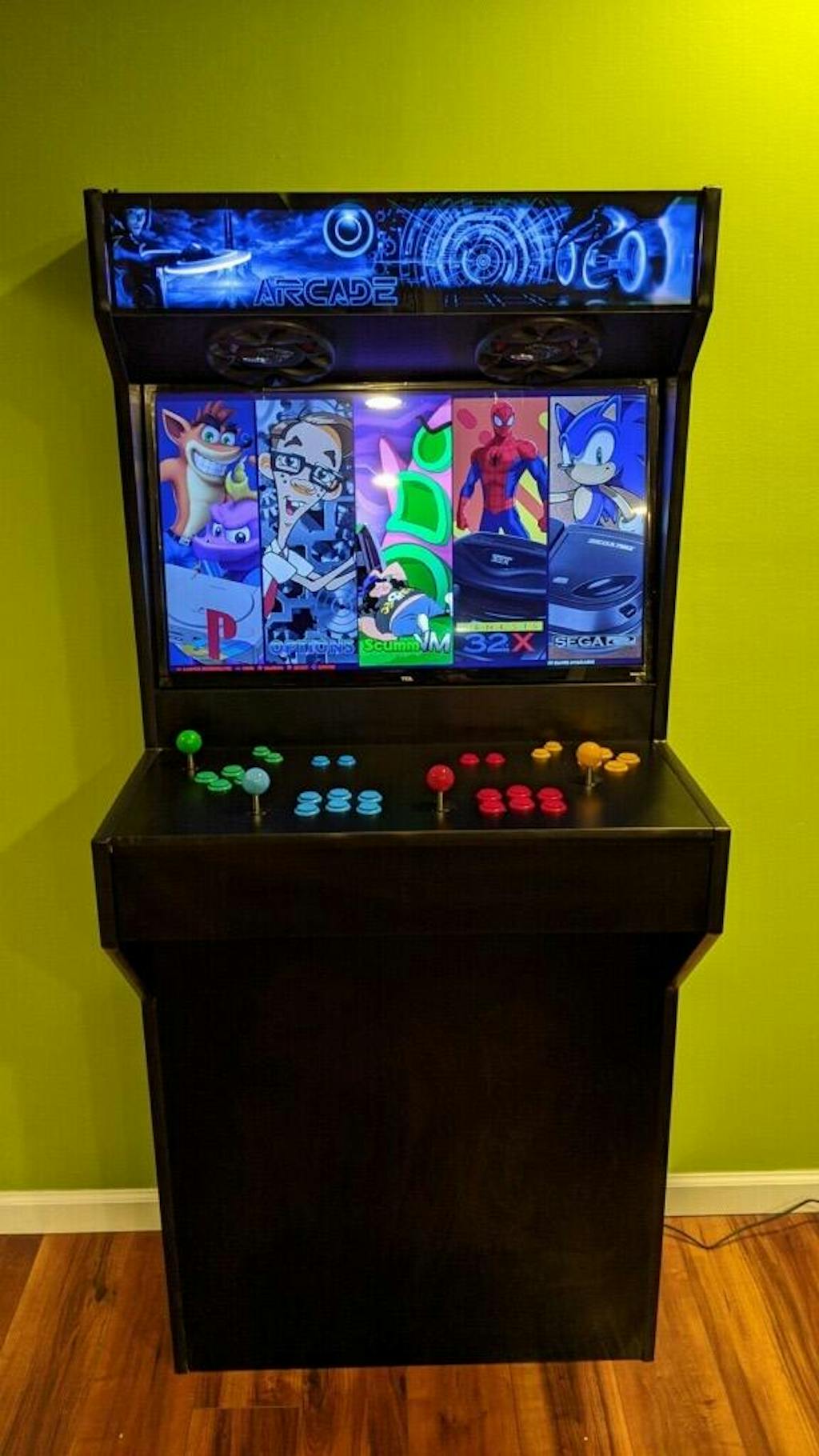 Quality Arcades Retro-Slim Arcade Cabinet — Mancave Empire