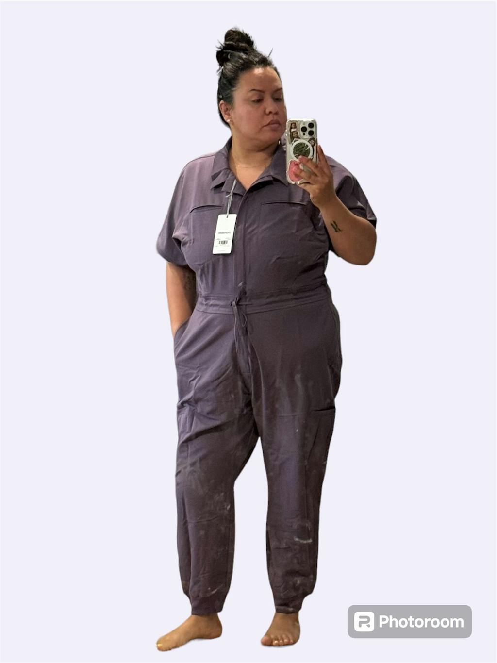 5 Pocket Notch Neck Top Navy – Mandala Scrubs