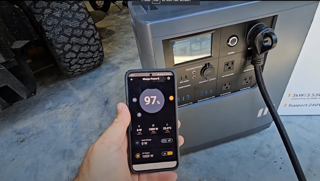 Mango Power E Home Backup and Portable Power Station