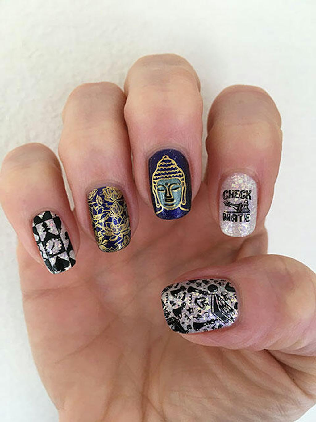 Chess Master (M406) - Nail Stamping Plate – Maniology