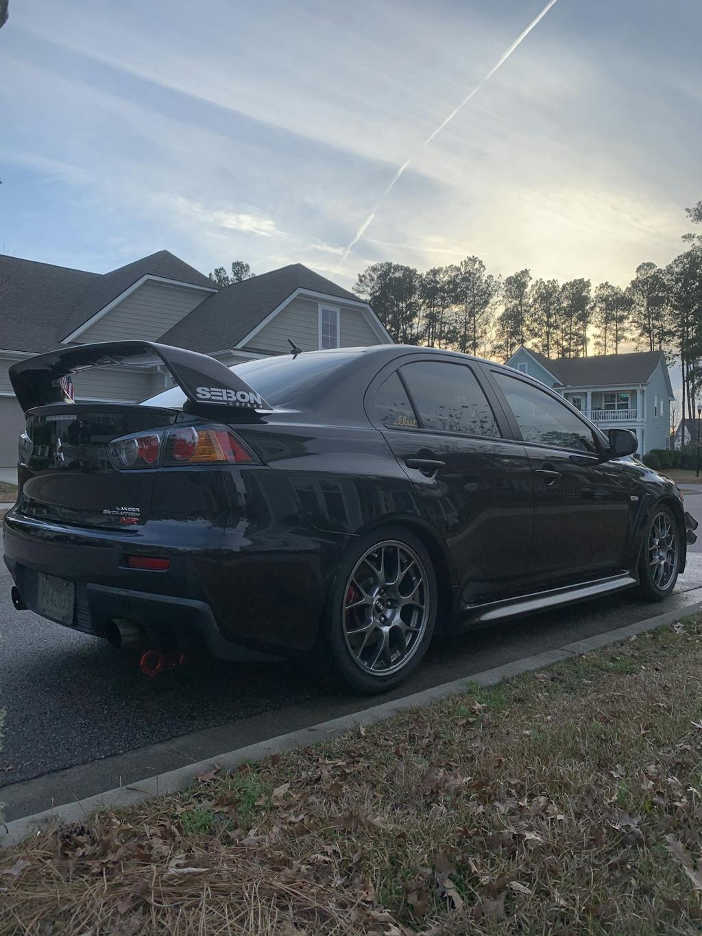 Seibon Oem Style Carbon Fiber Rear Spoiler 2008 2015 Mitsubishi Evo Maperformance
