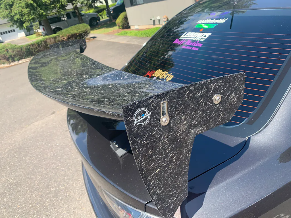NRG Carbon Fiber Spoiler - 59" Length x 11" Width (CARB-A591NRG ...