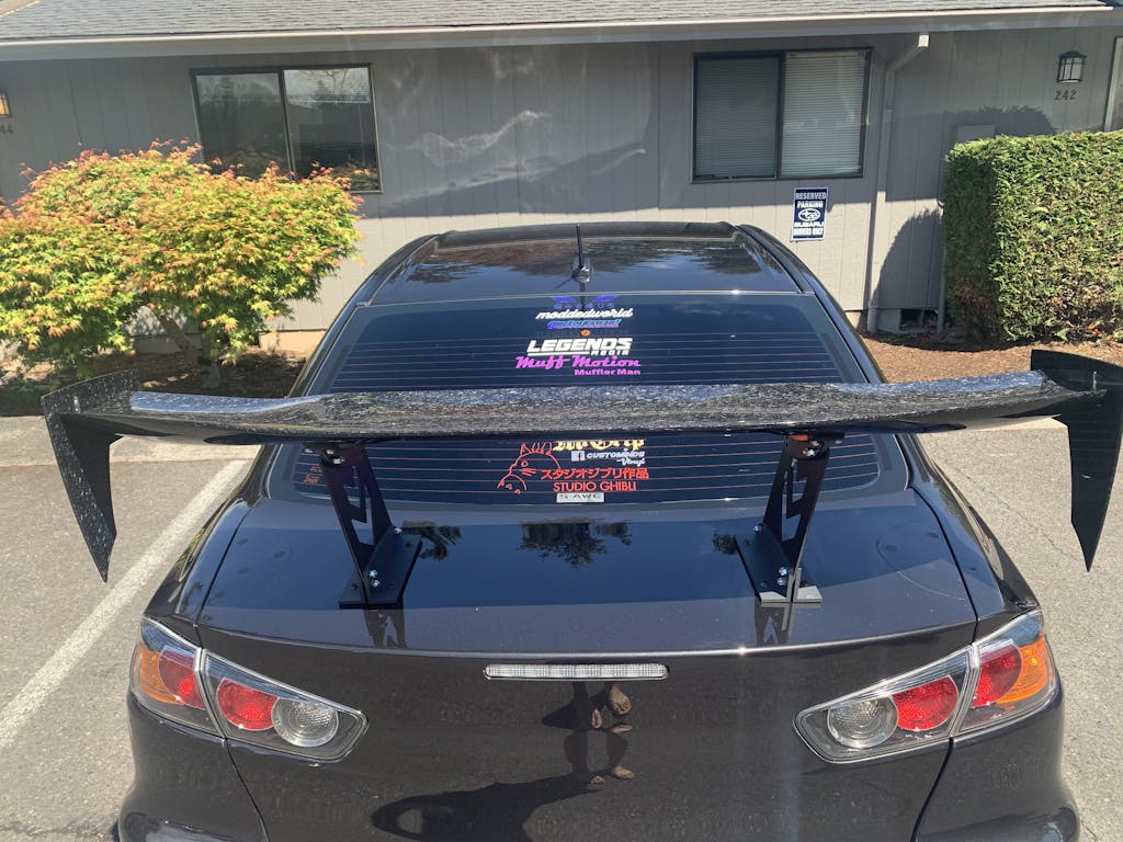 NRG Carbon Fiber Spoiler - 59" Length x 11" Width (CARB-A591NRG ...