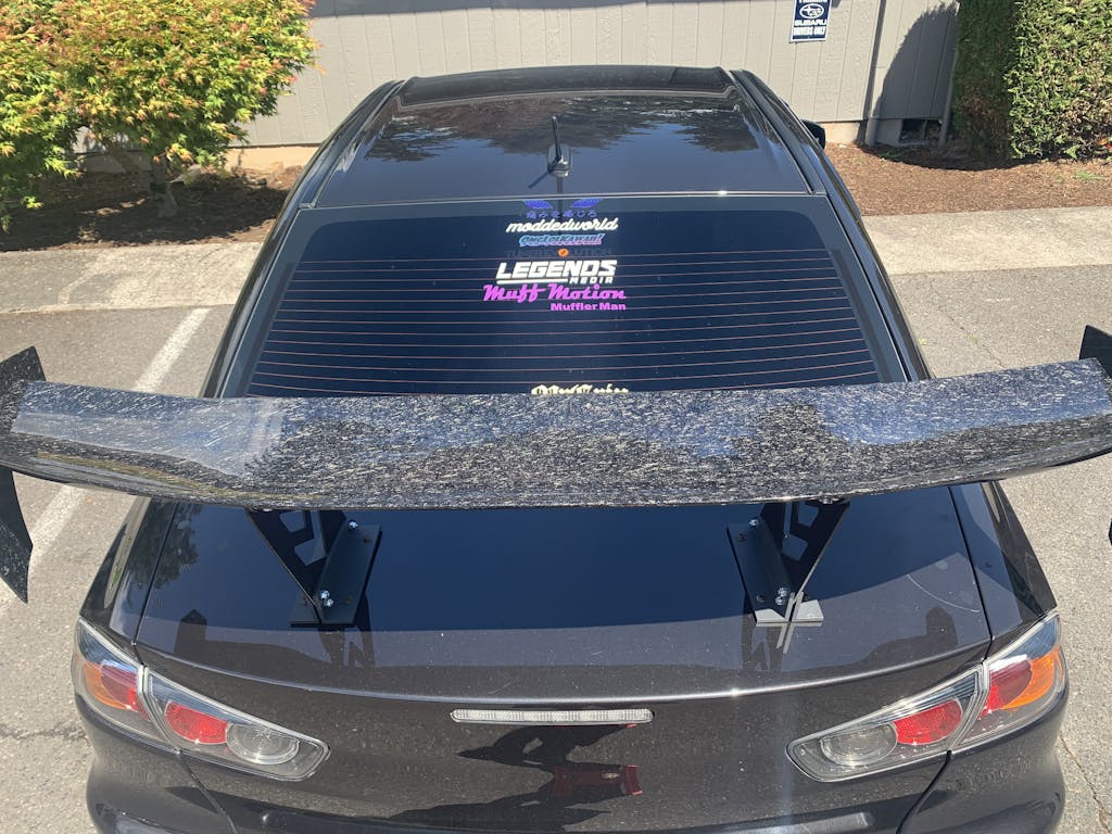 NRG Carbon Fiber Spoiler - 59" Length x 11" Width (CARB-A591NRG ...