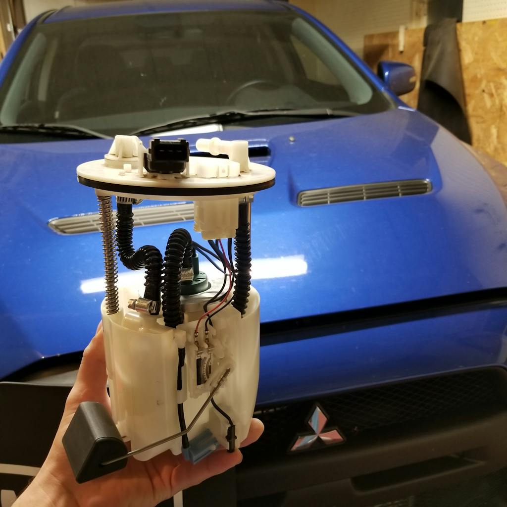 MAP Fuel Pump Install Kit w/ AEM 340lph E85 Pump | 08+ Mitsubishi Evo ...