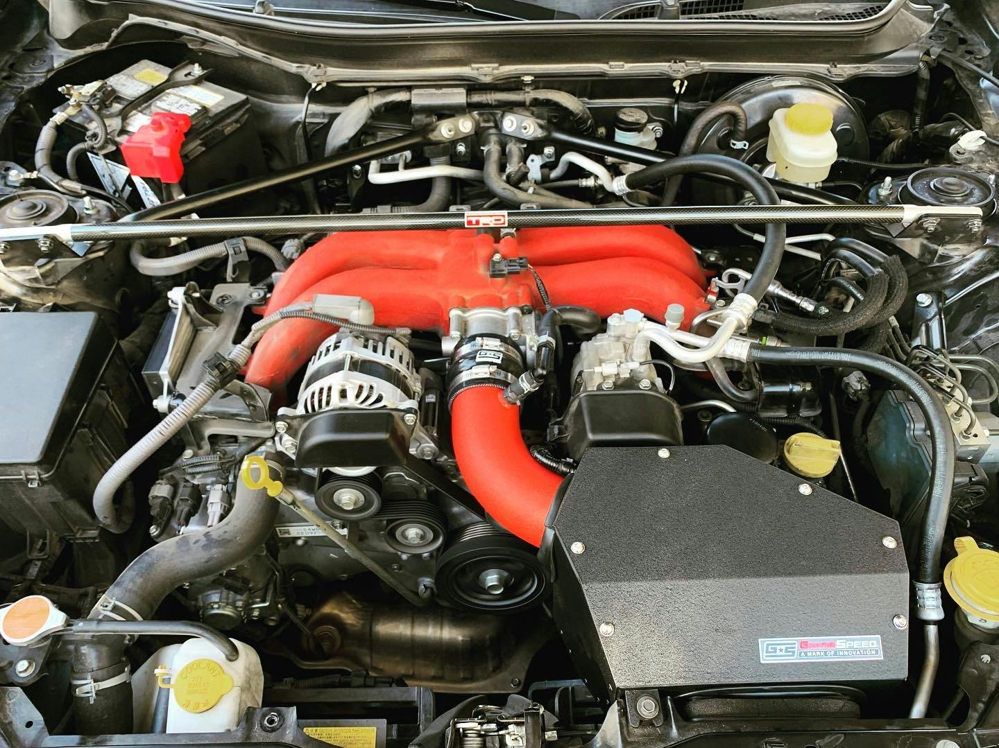 GrimmSpeed Cold Air Intake - Red | 2013-2021 Subaru BRZ/FR-S/86 (06005 ...