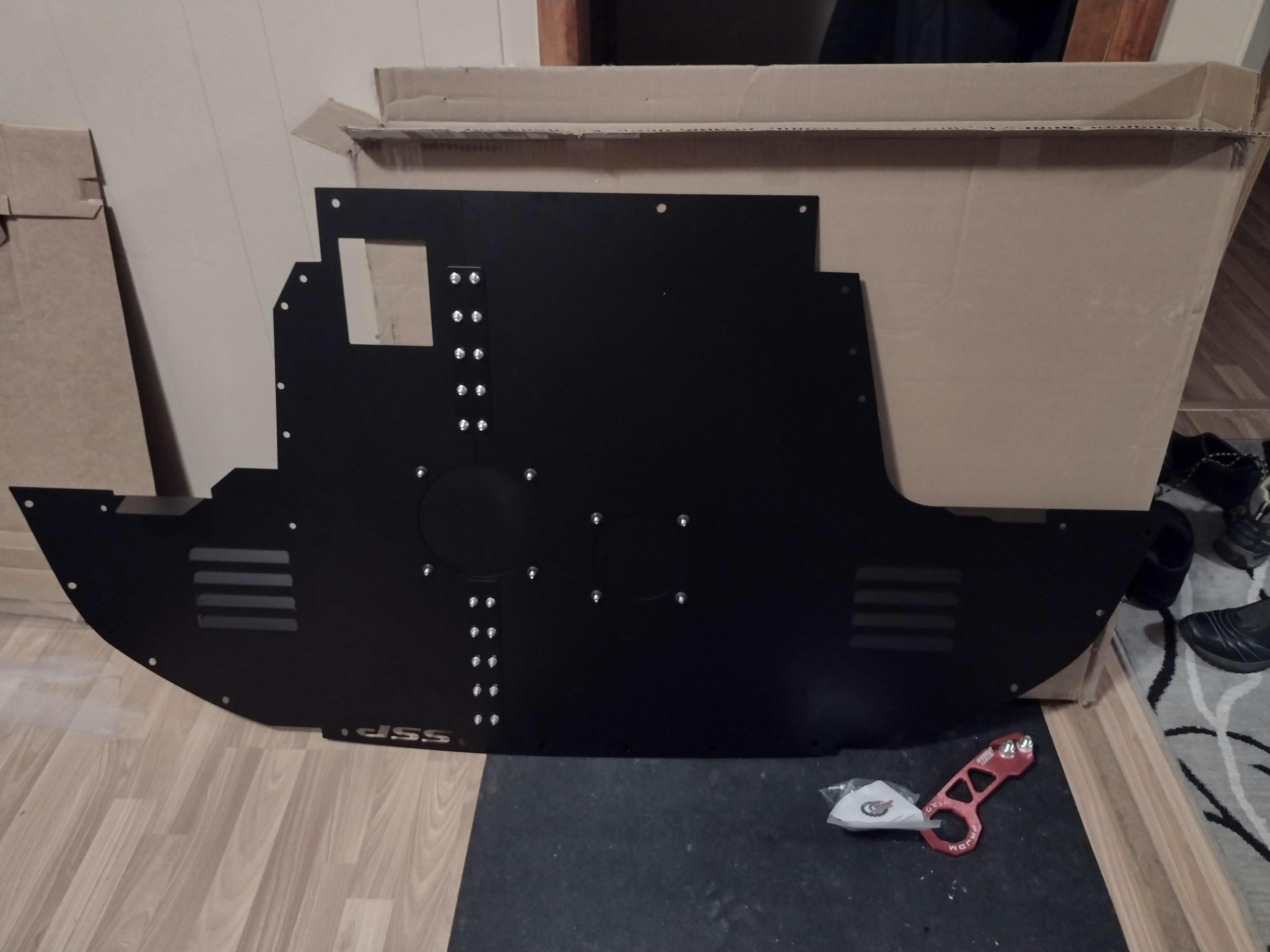 Evo X 2 Piece Aluminum Undertray By SSP | 2008-2015 Mitsubishi Evo X