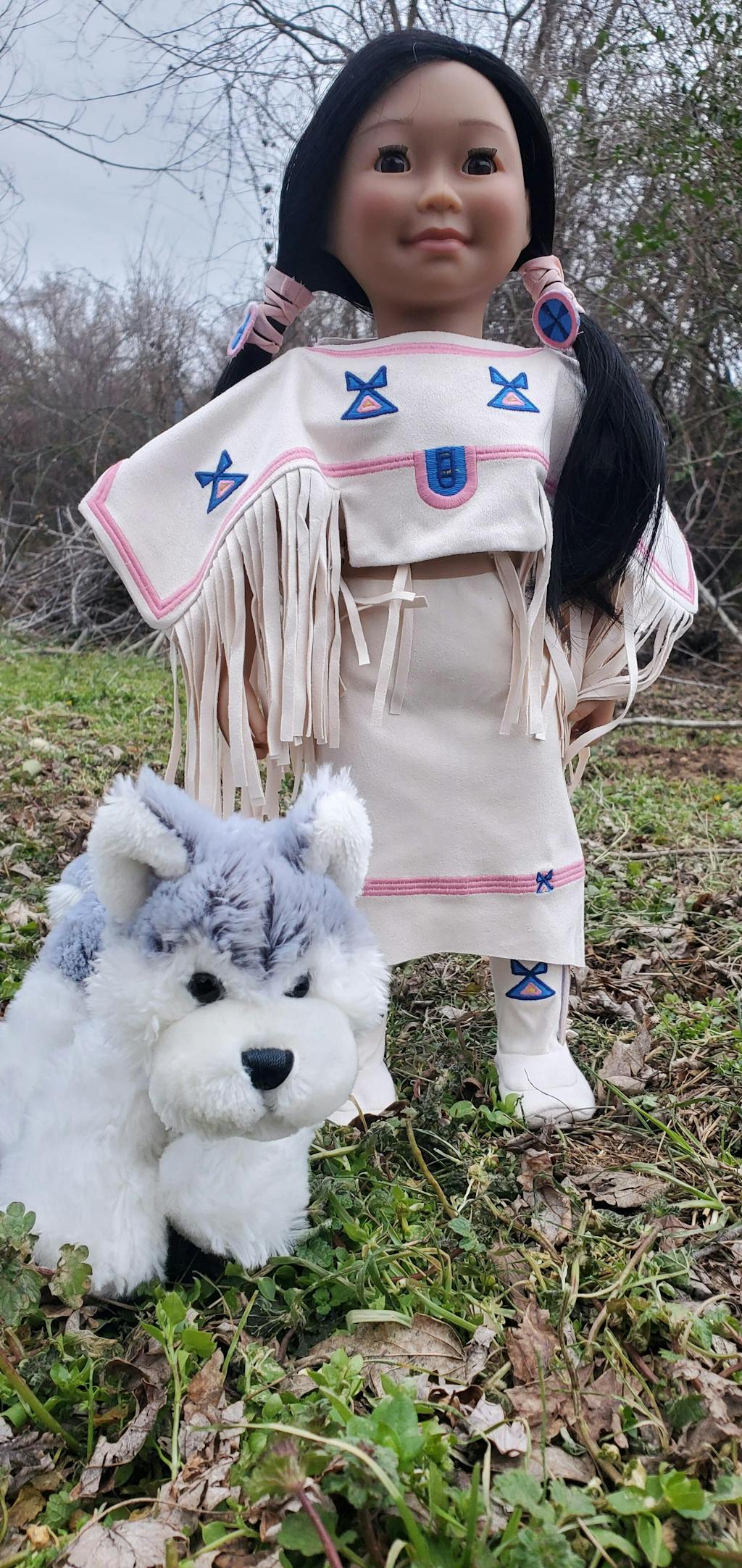 Canyon's Dress - Wiya Northern Style Indigenous Outfit for 18-Inch Dol ...