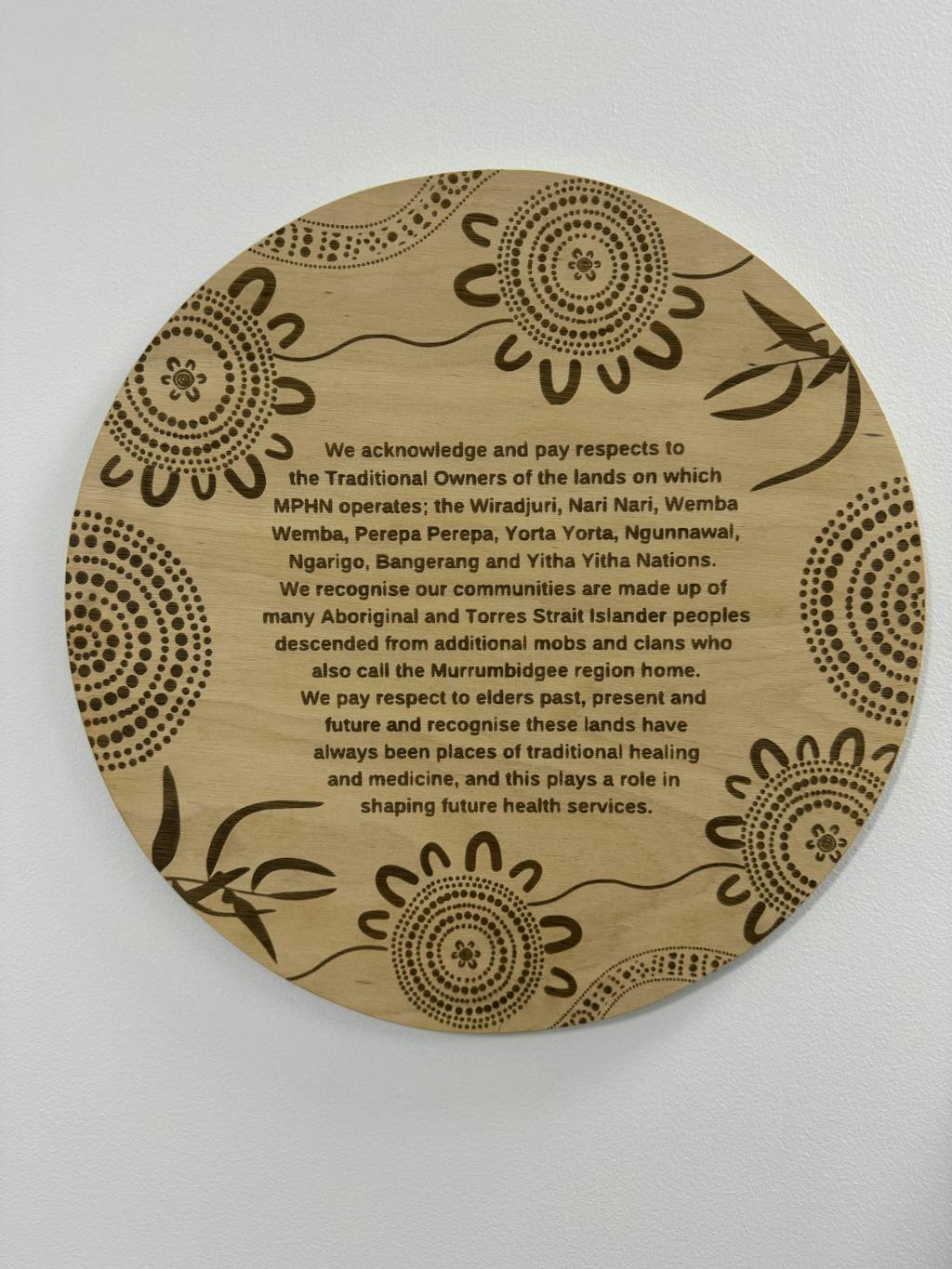CUSTOM Acknowledgement of Country sign – Marara Designs