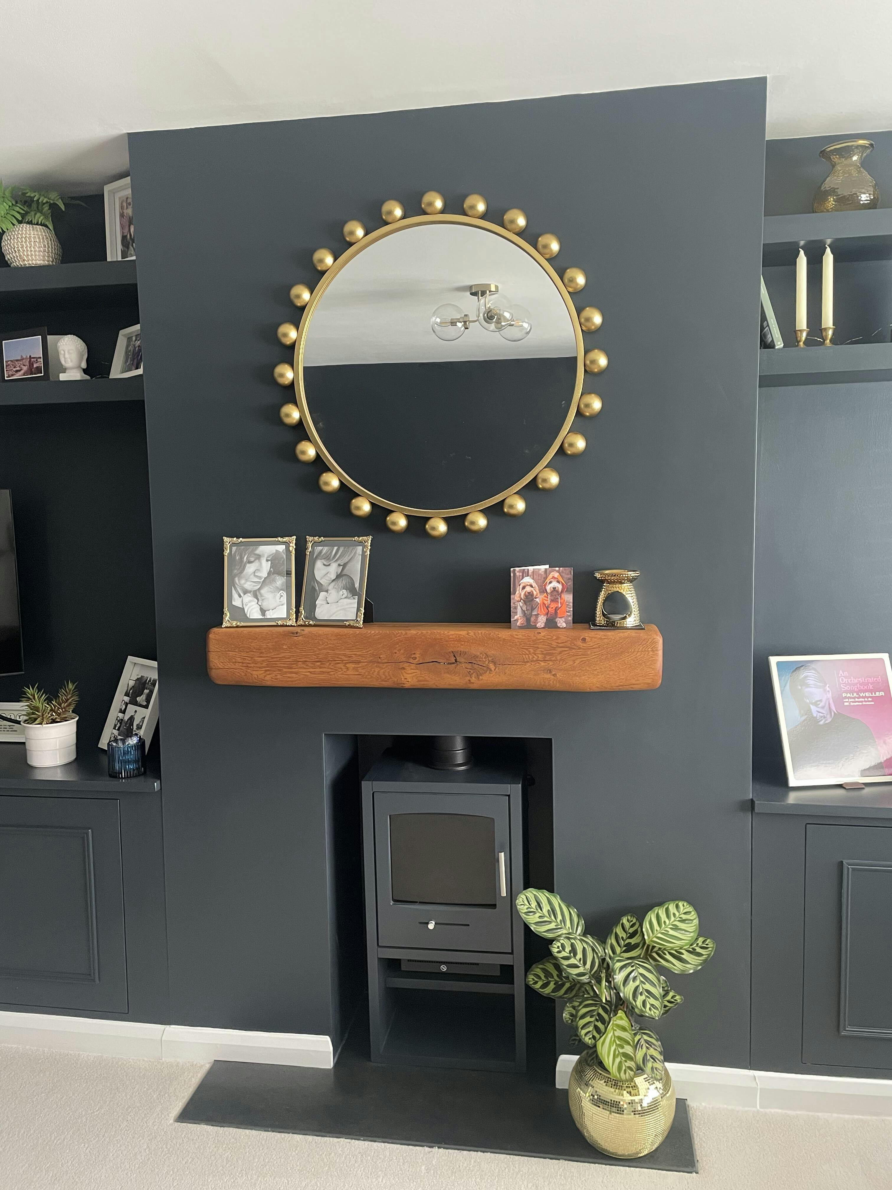 Mirror with Gold Bobble Edge – Margo & Plum