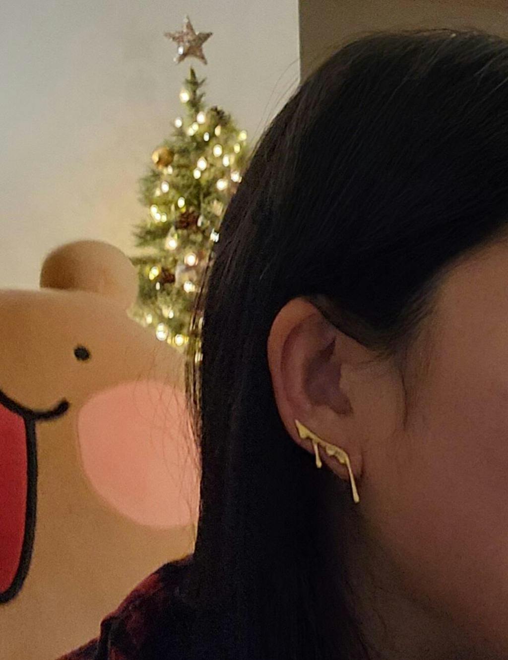 Dripping Ear Climber Earrings - Gold, Silver, Rose Gold – MARIE JUNE