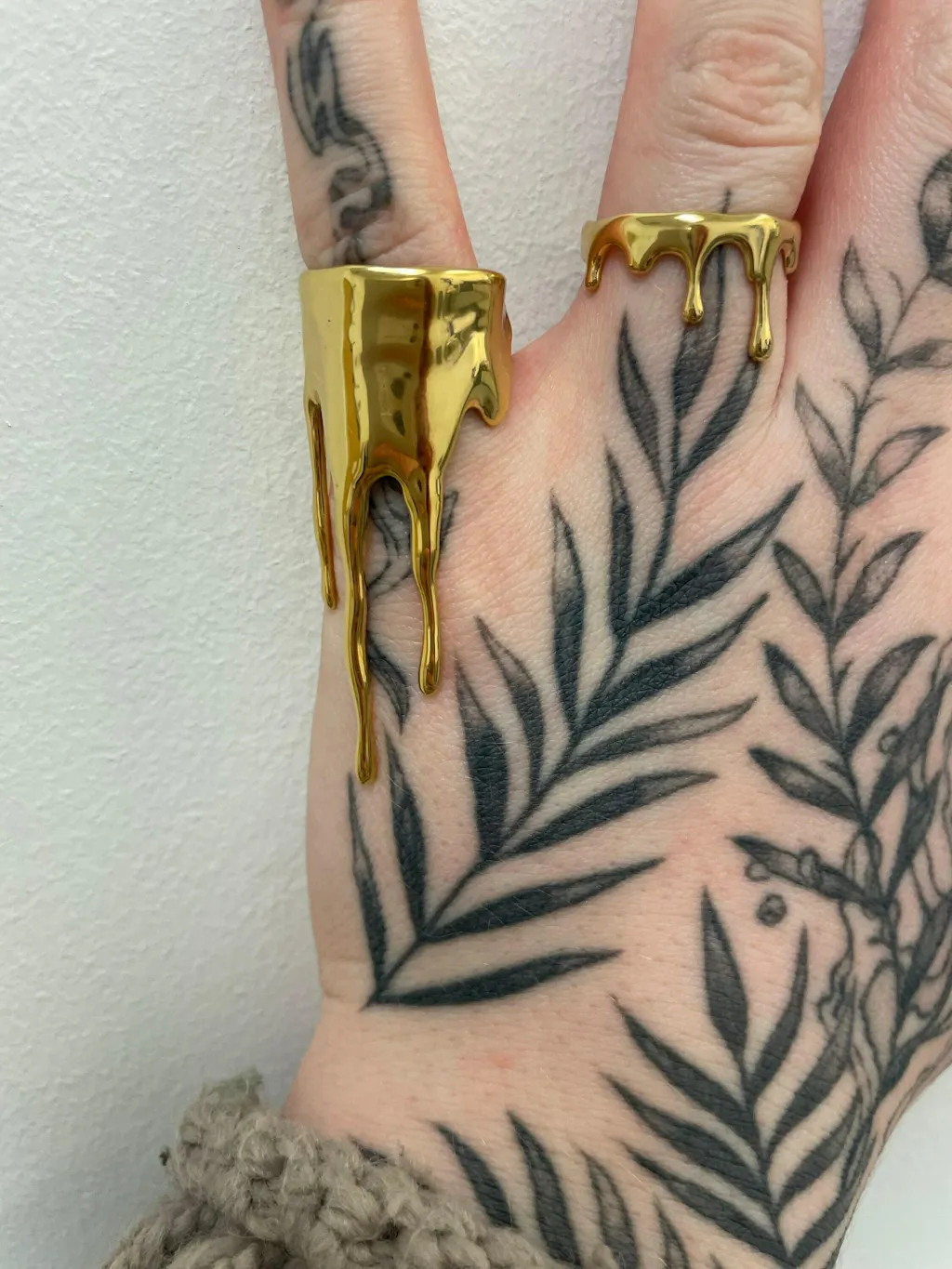 Dripping Small Ring - Gold, Silver, Rose Gold – MARIE JUNE