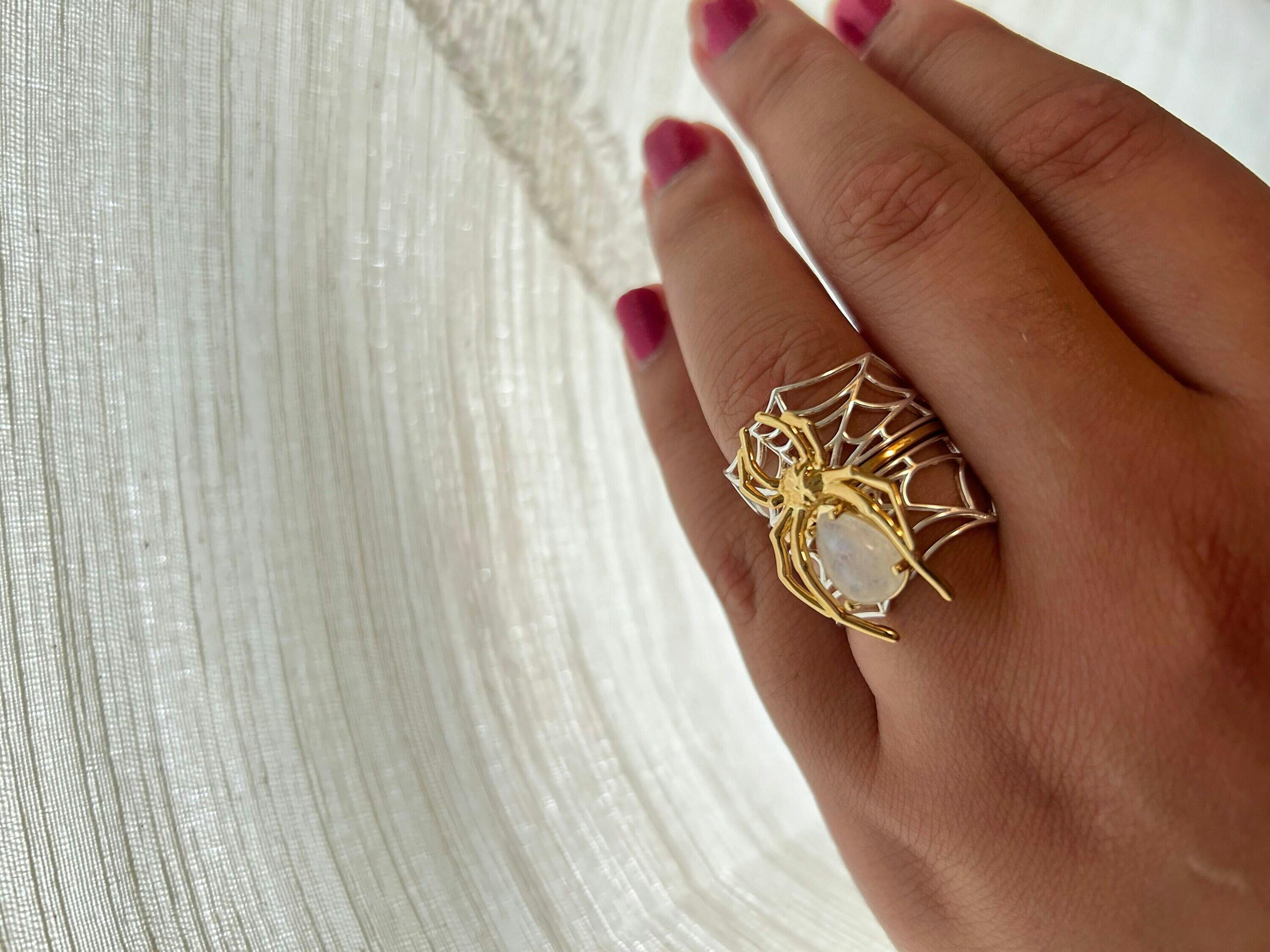 Spider & Web Stacking Rings – MARIE JUNE