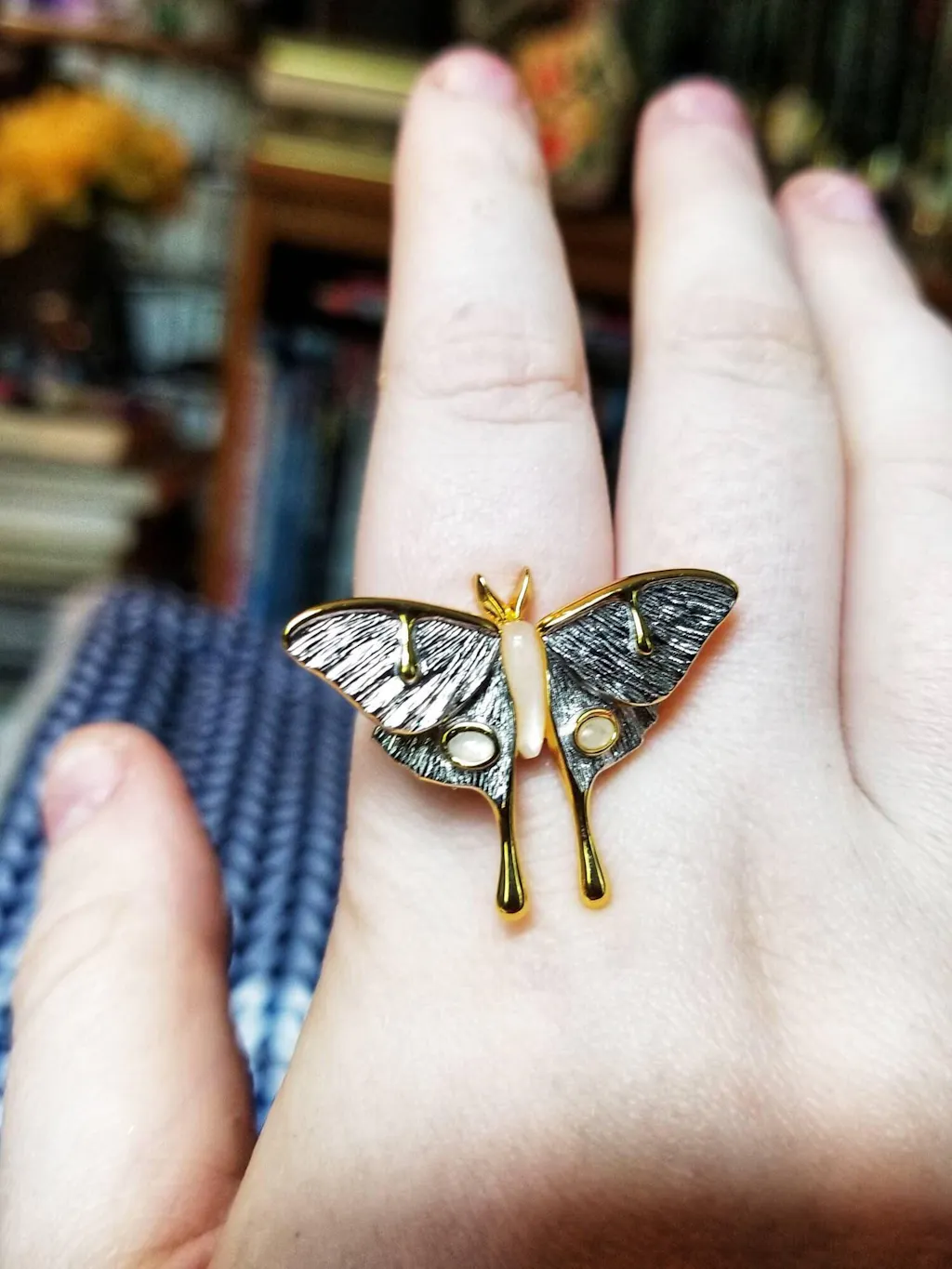Lunar Moth Ring – MARIE JUNE