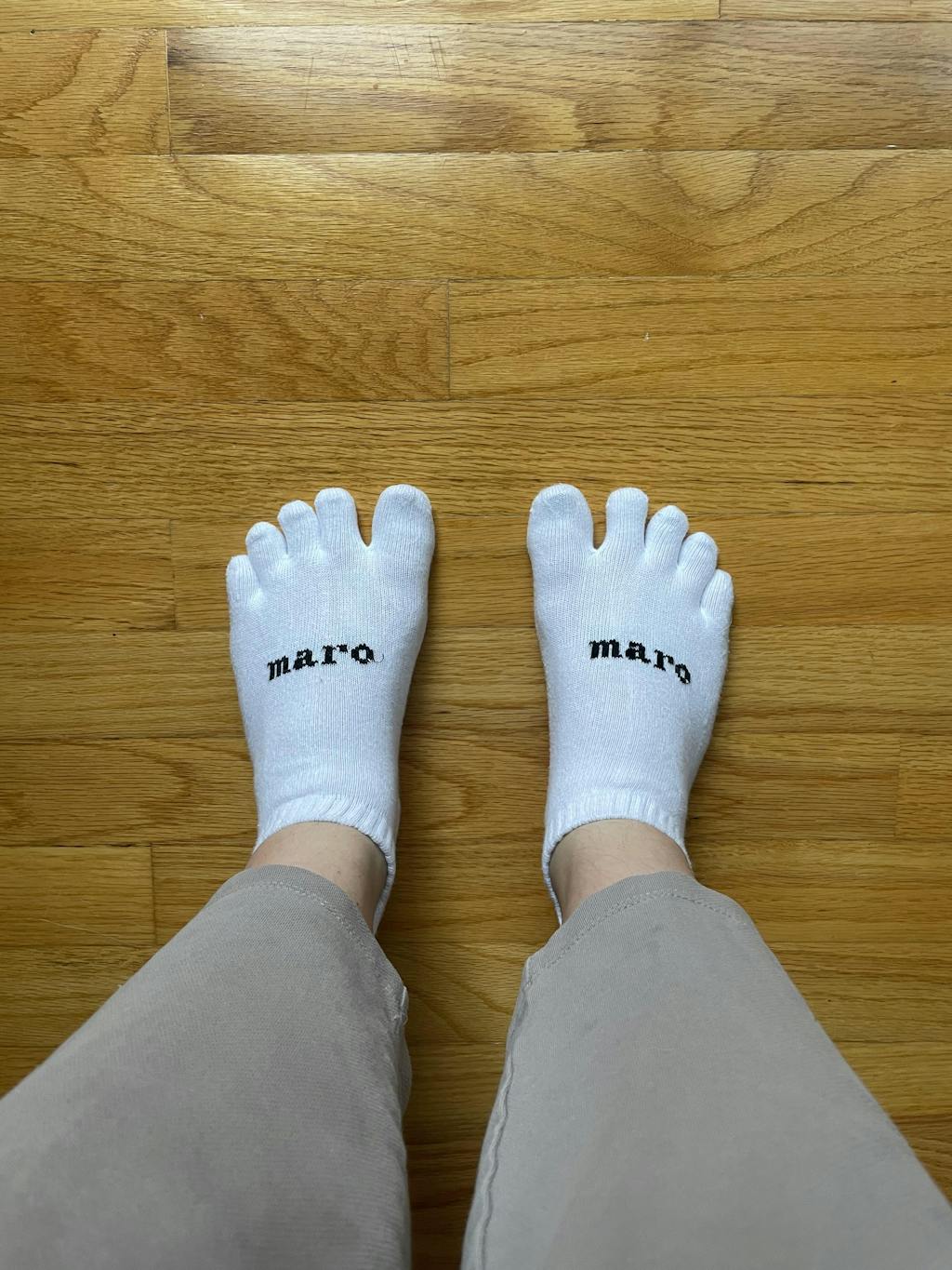 Organic Cotton Everyday No Show Toe Socks – MARO