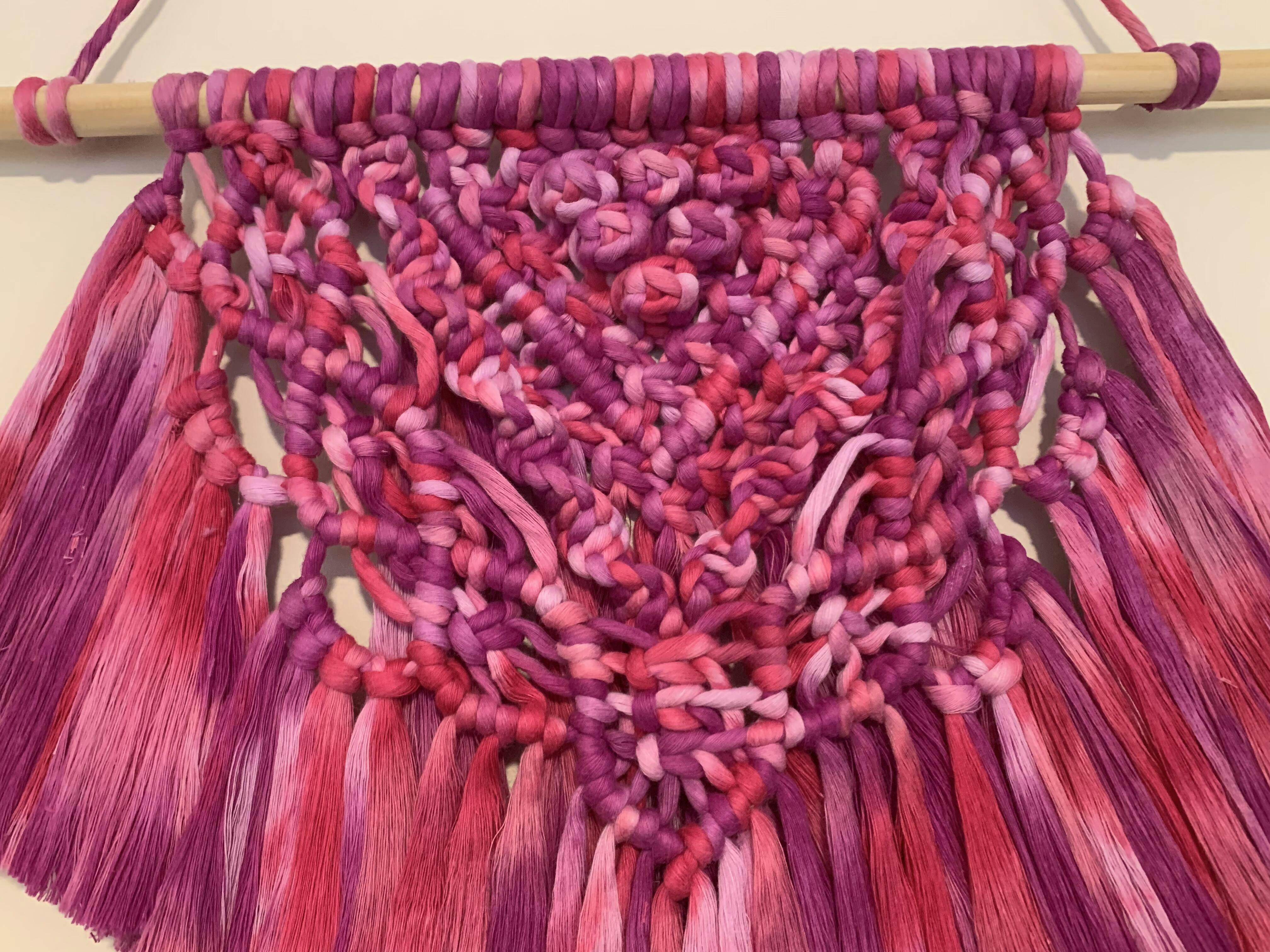 Hand Painted Macrame String // Moonlight - Mary Maker Studio - Macrame ...