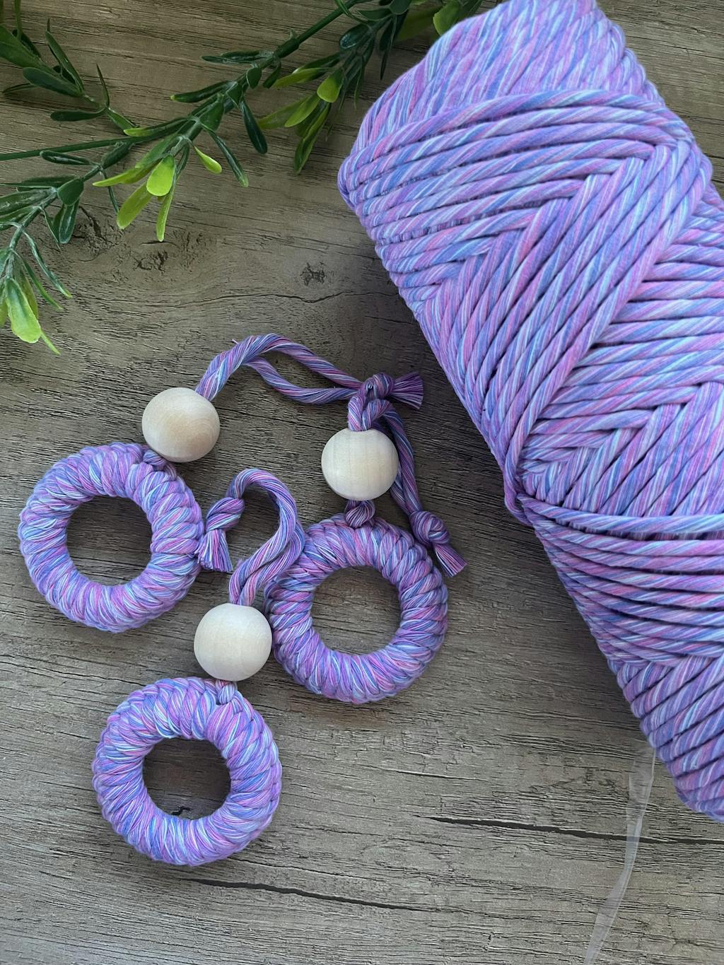 Recycled Luxe Macrame String // Toffee - Mary Maker Studio - Macrame ...