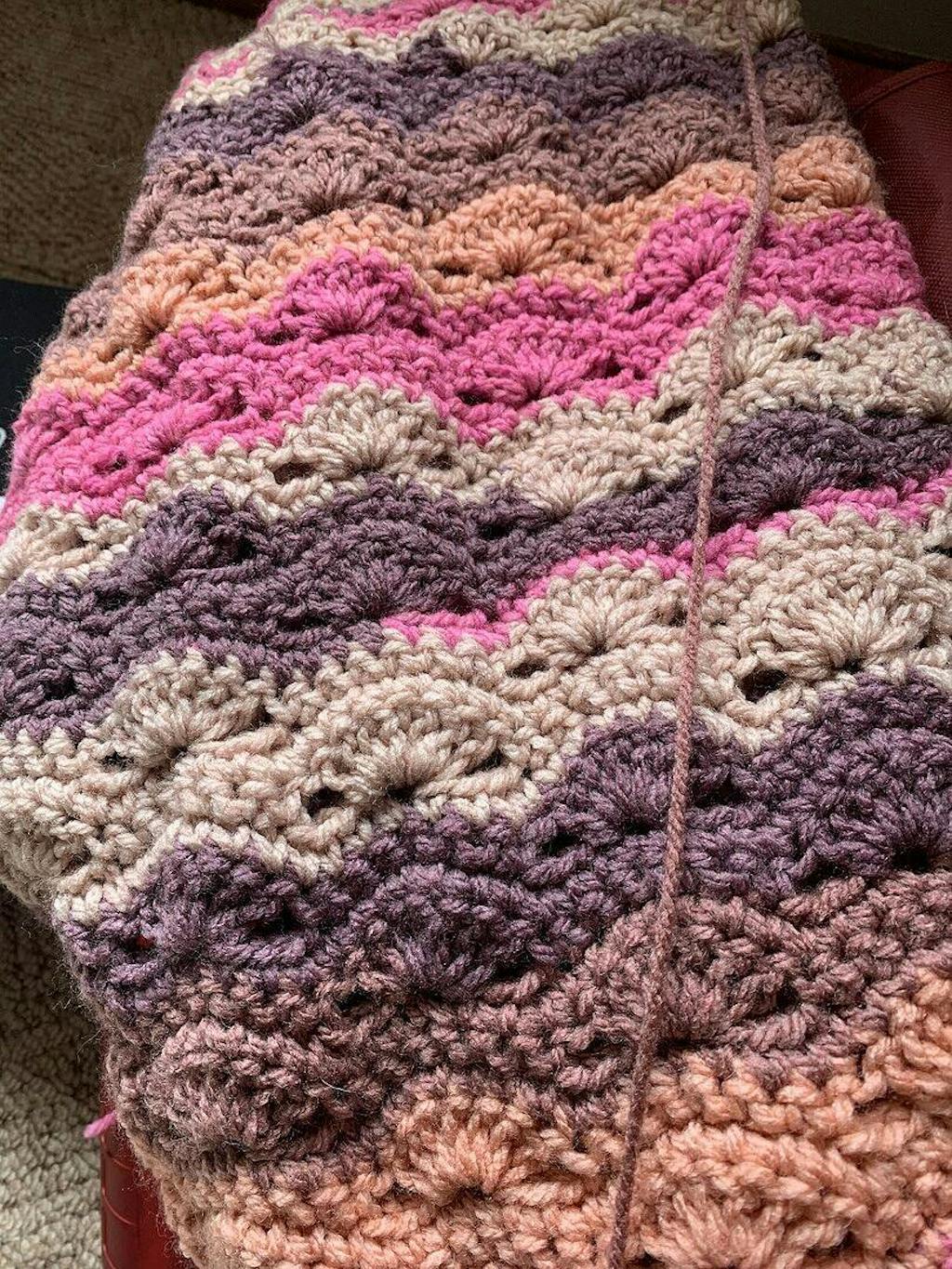 Free Wavy Crochet Afghan Pattern – Mary Maxim