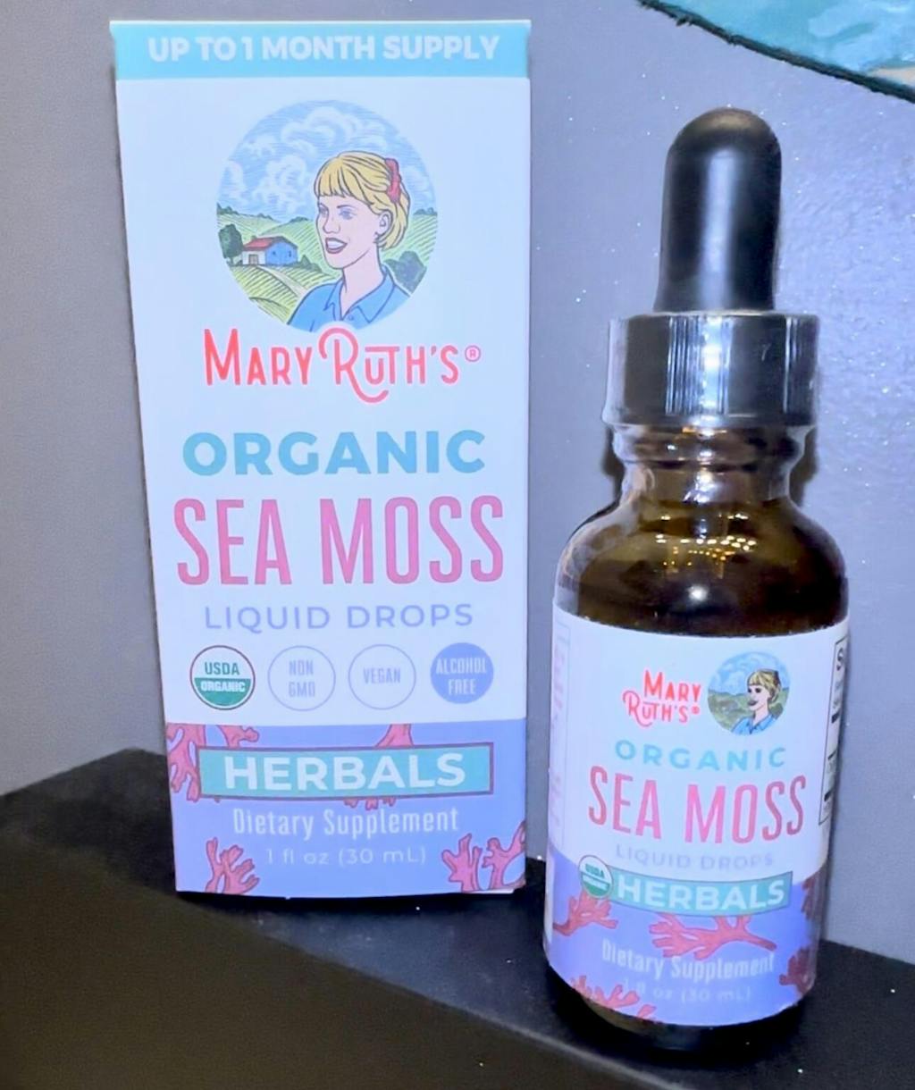Organic Sea Moss Liquid Drops – MaryRuth Organics