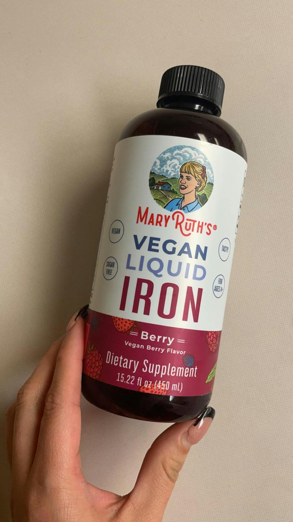 Vegan Liquid Iron Supplement – MaryRuth Organics