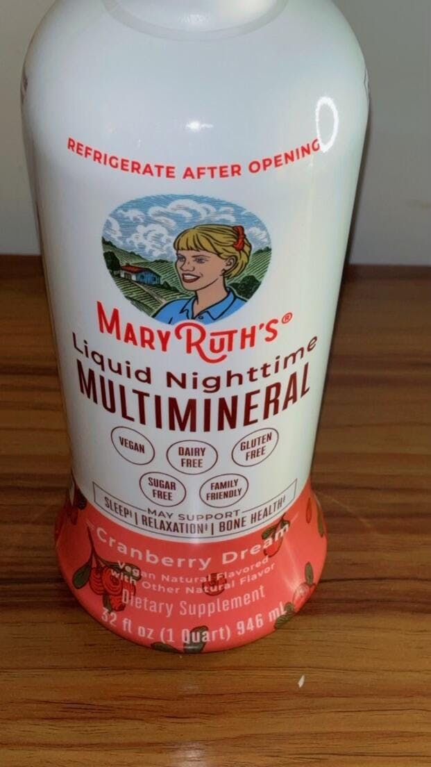 Liquid Nighttime Multimineral | Cranberry Flavor – MaryRuth Organics