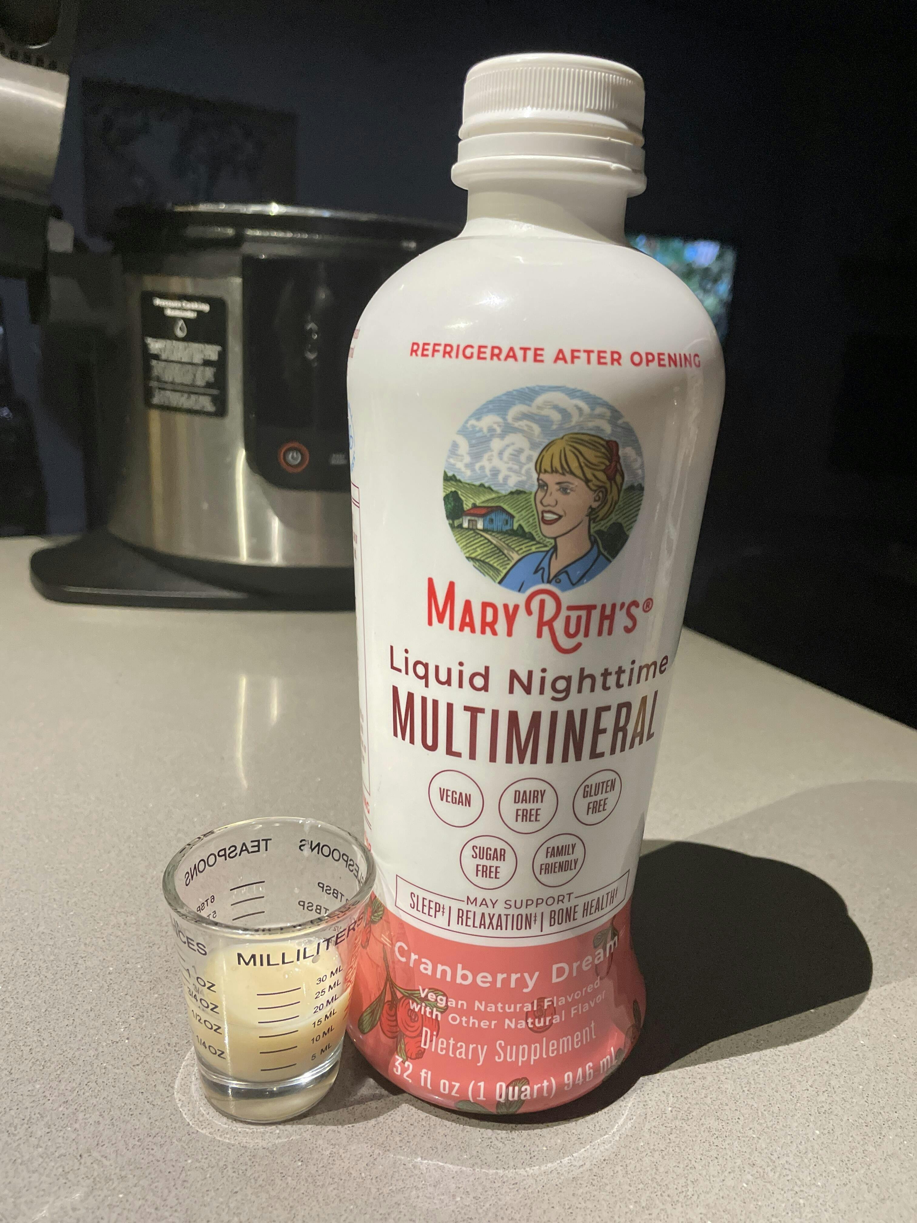 Liquid Nighttime Multimineral | Cranberry Flavor – MaryRuth Organics